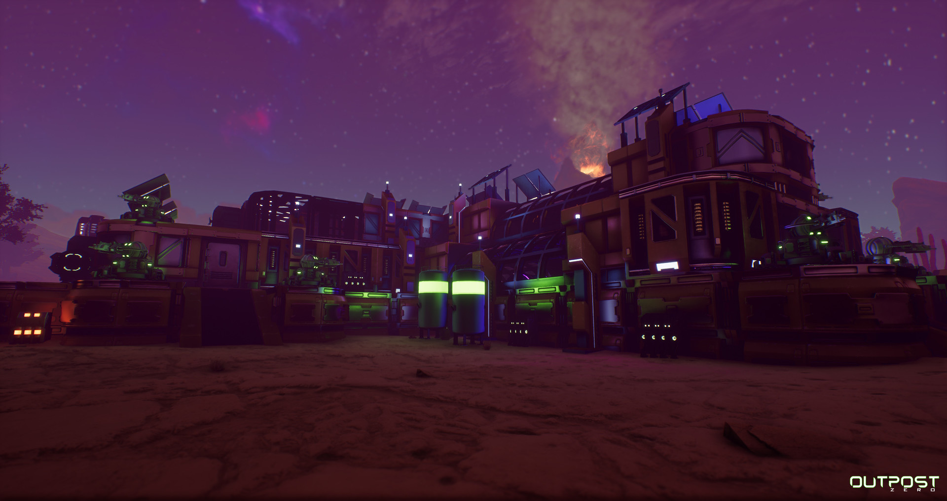 ArtStation - Night Base