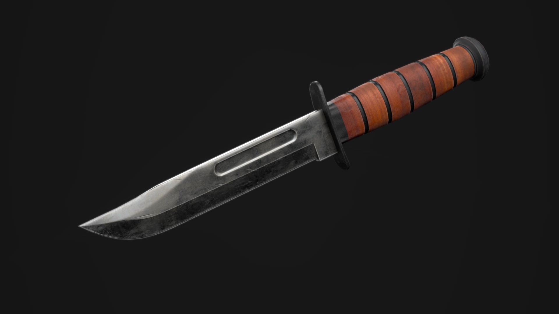 ArtStation - Knife - low poly game asset
