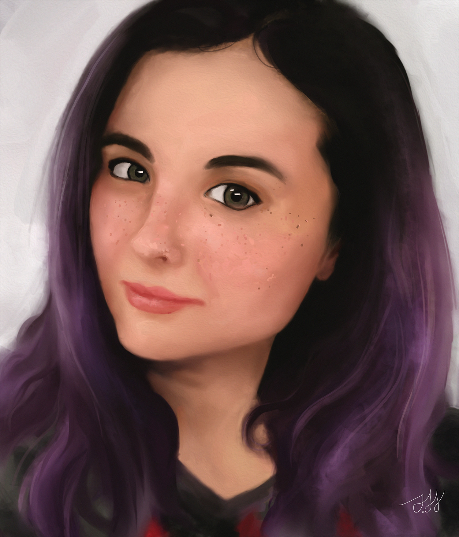 ArtStation - portrait done in corel painter
