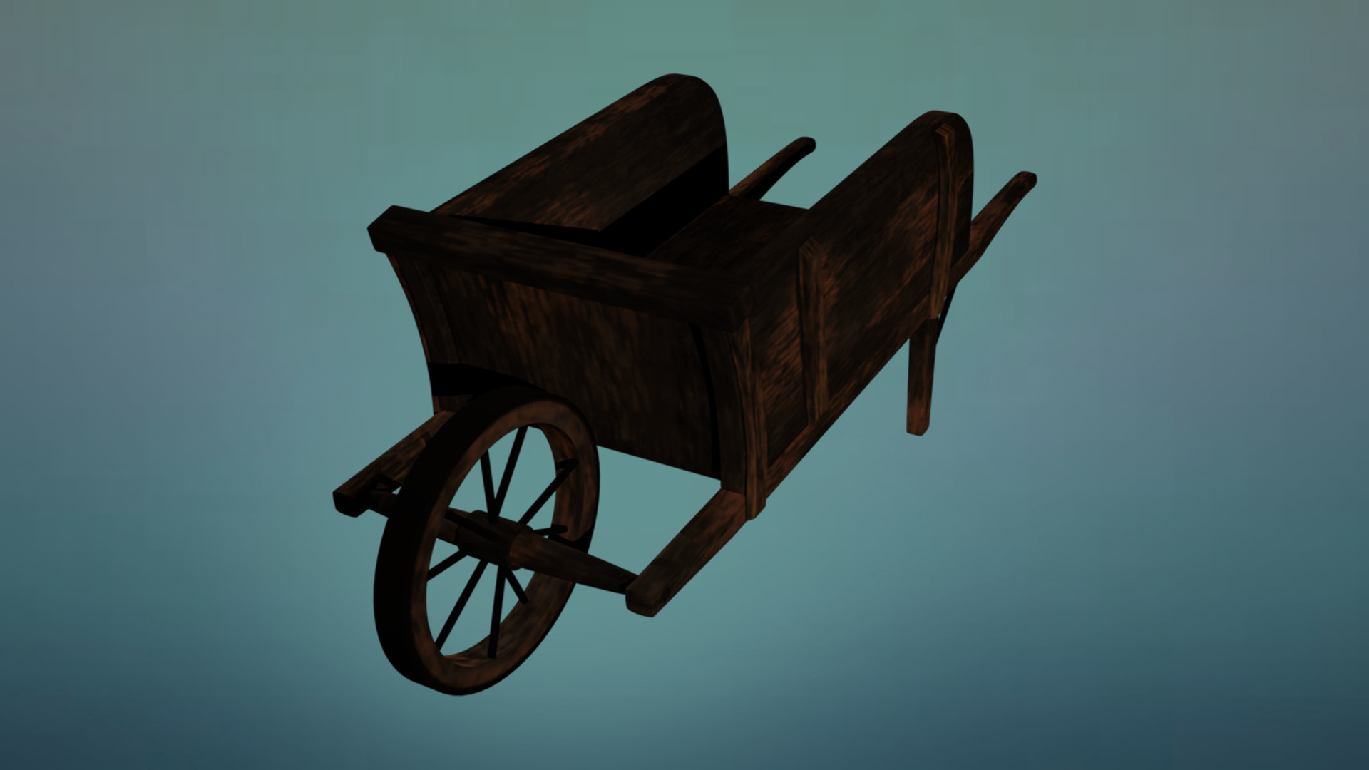 ArtStation - Old, Rough Wheelbarrow