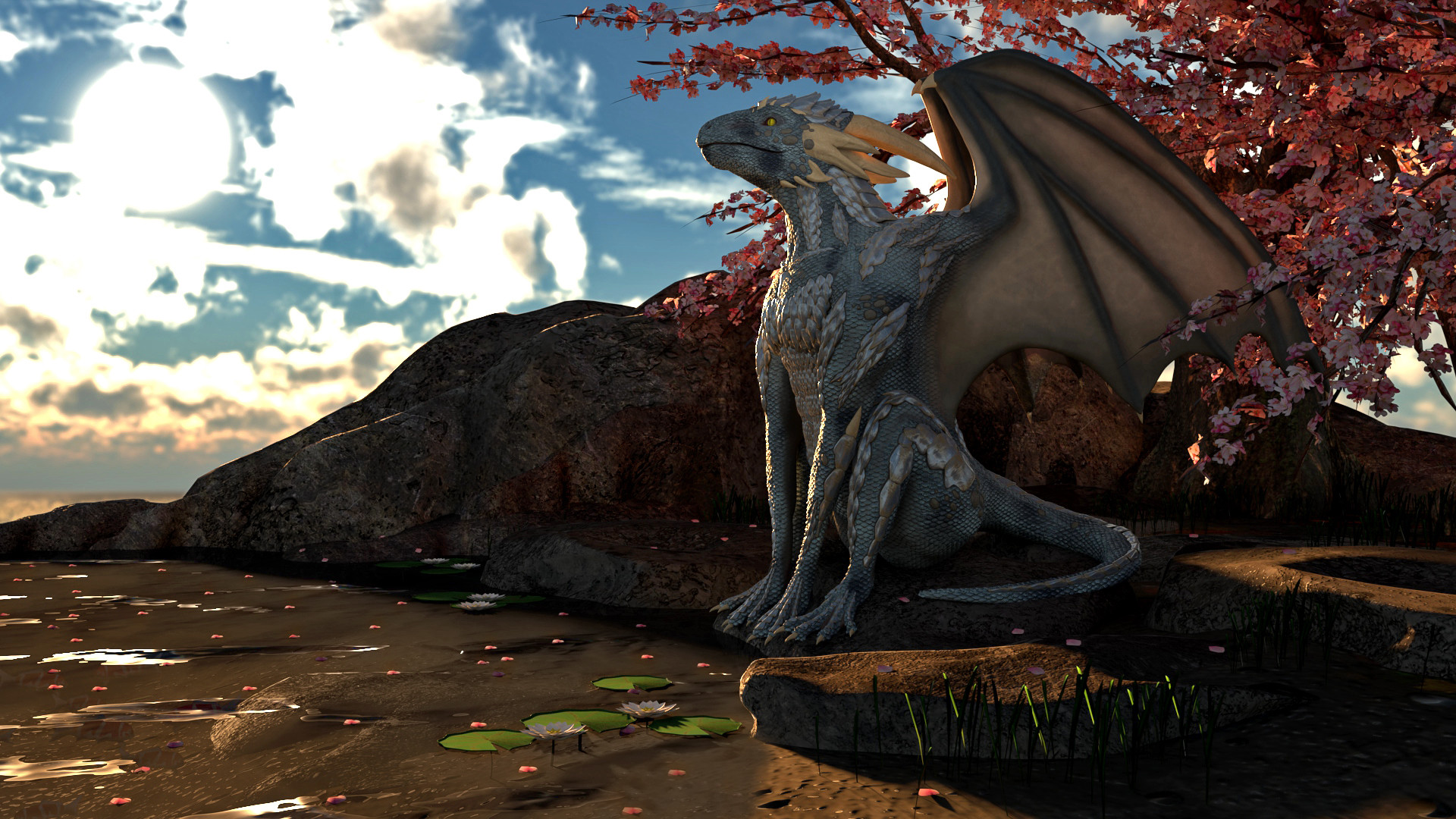 ArtStation - Silver Dragon