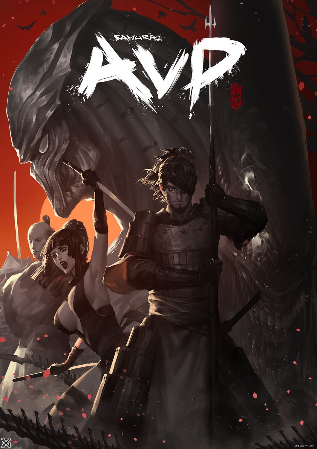 ArtStation - AVP samurai