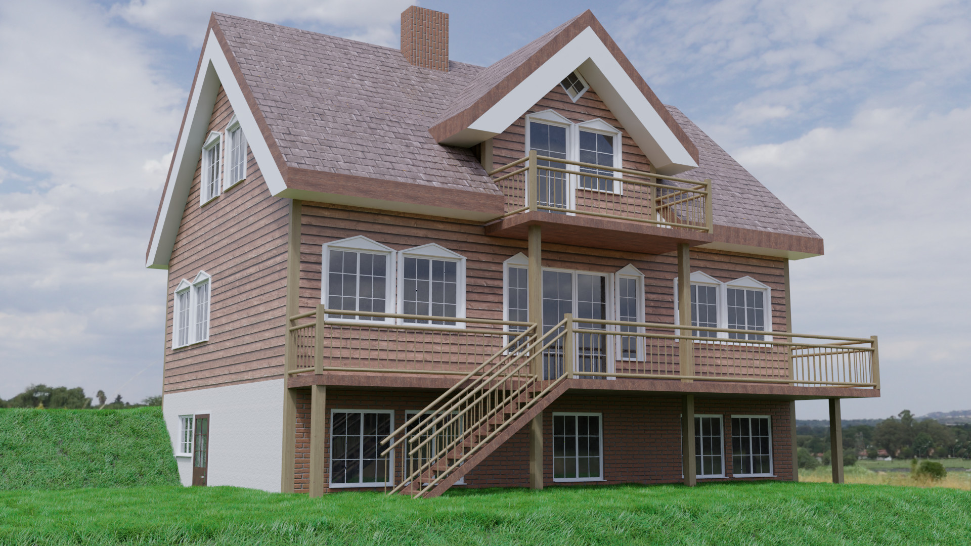 ArtStation - House basic model and render