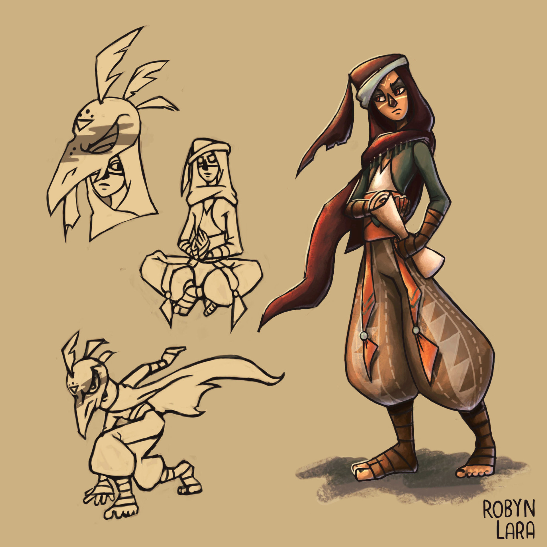 ArtStation - Sol - Character design