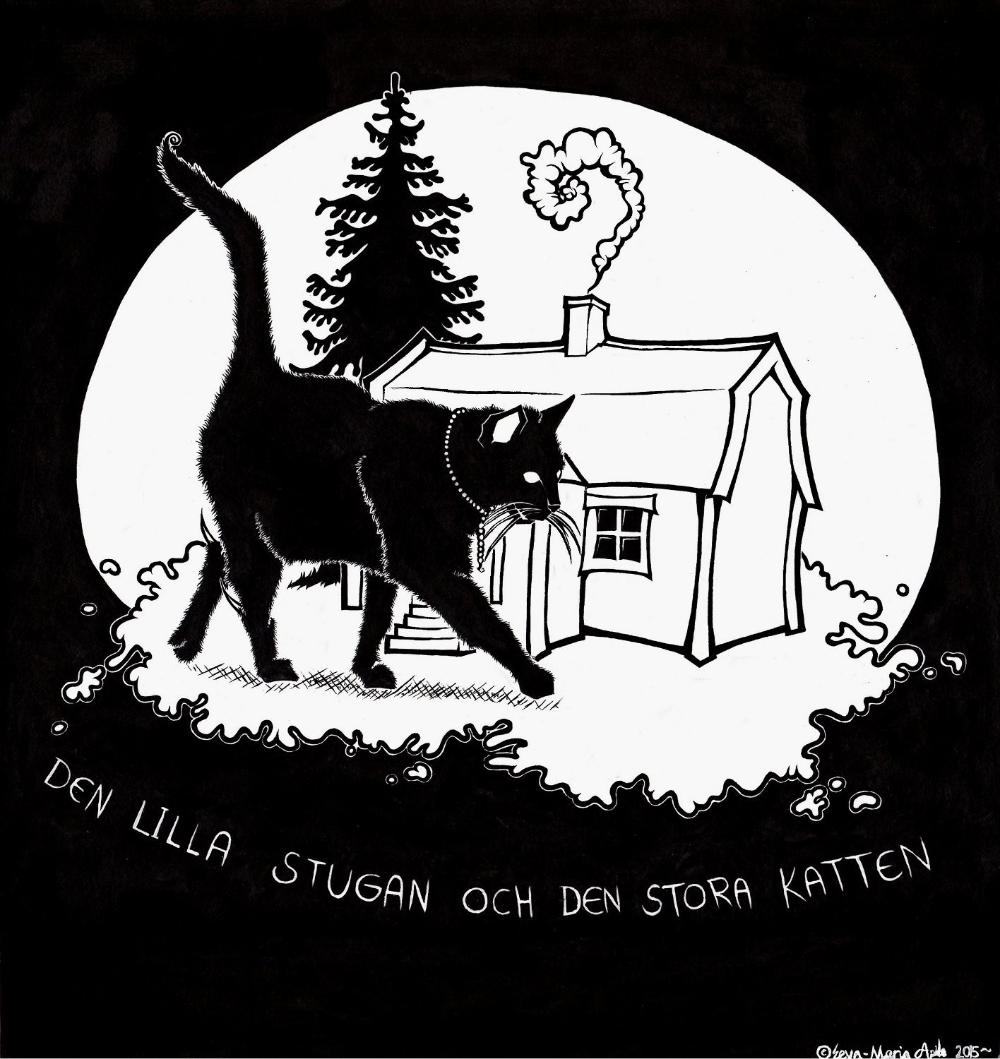 ArtStation - Den lilla stugan och den stora katten