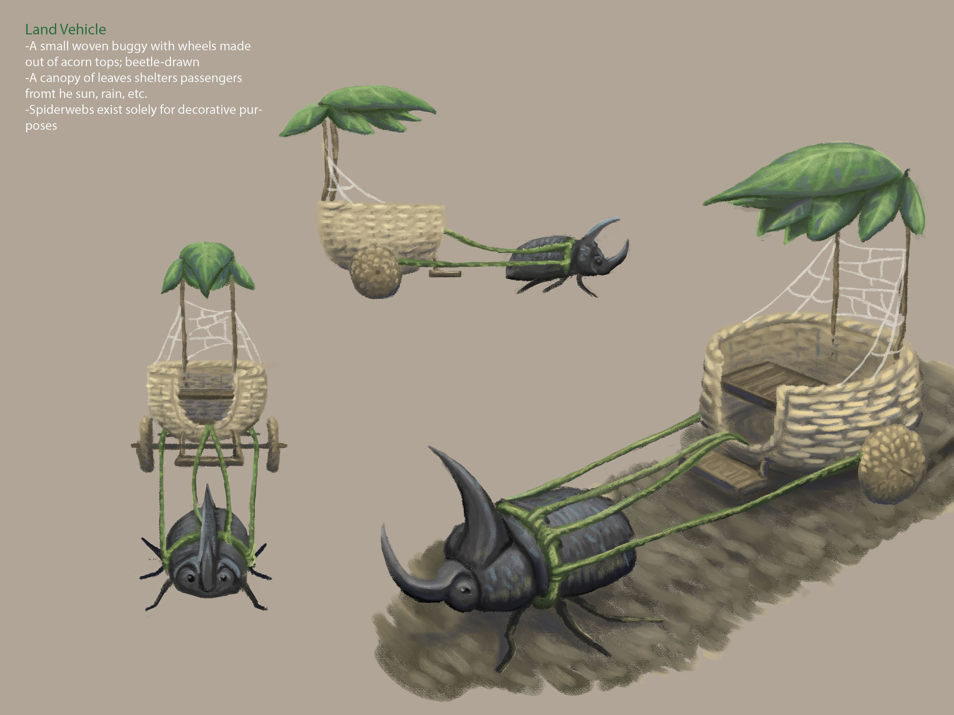 ArtStation - Fairy Vehicle Concept (Land)