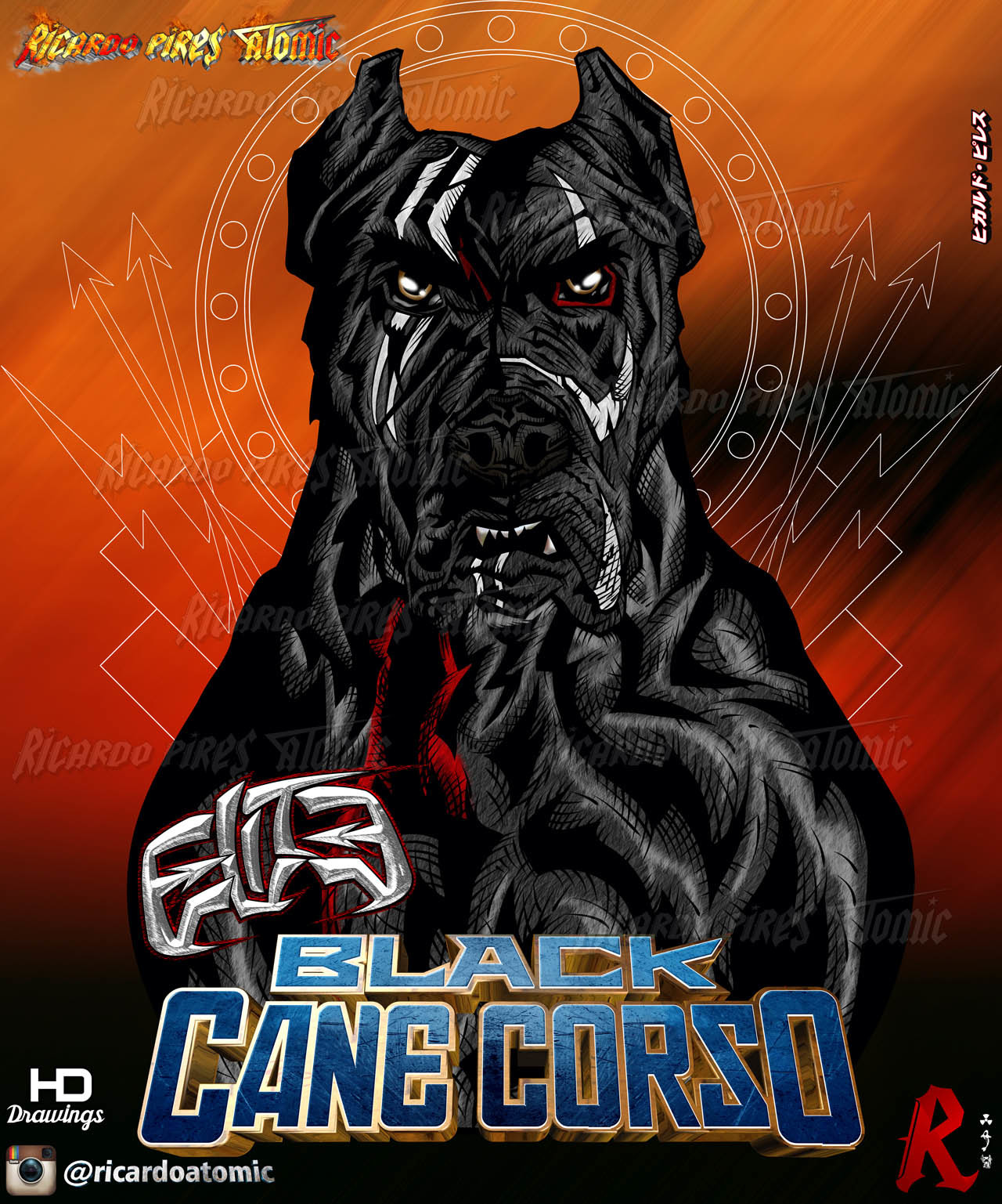 Angry Cane Corso