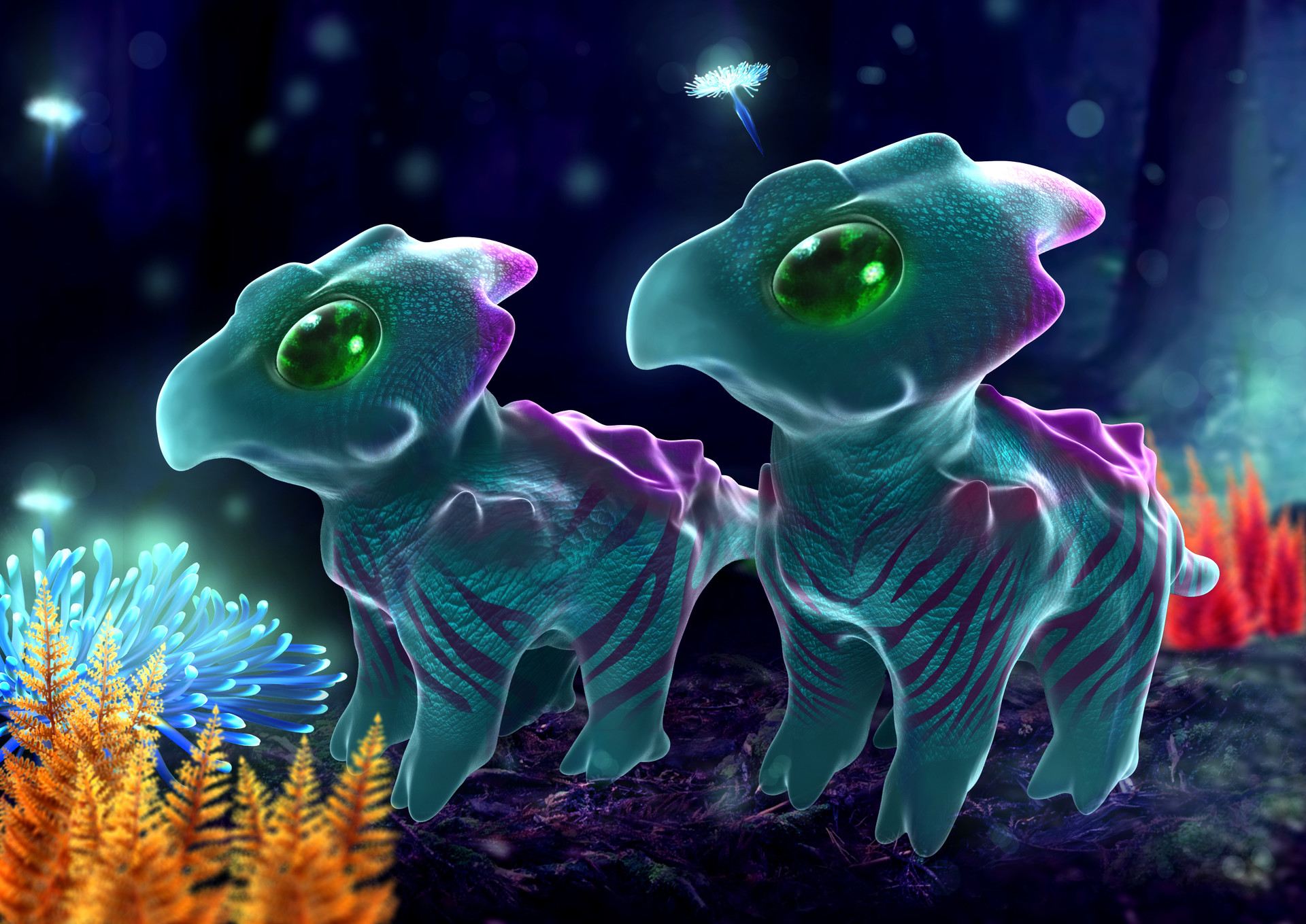 ArtStation - cute baby monster