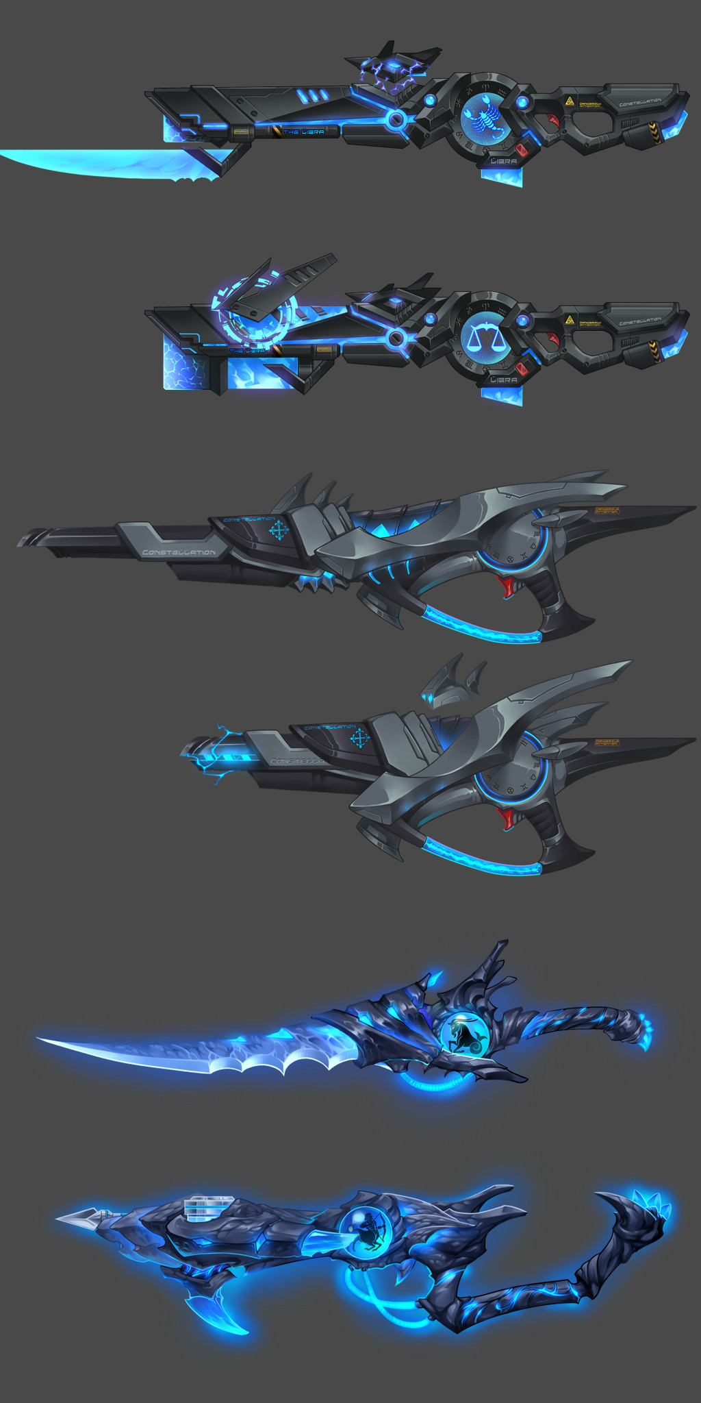 ArtStation - A set of weapons in the work.