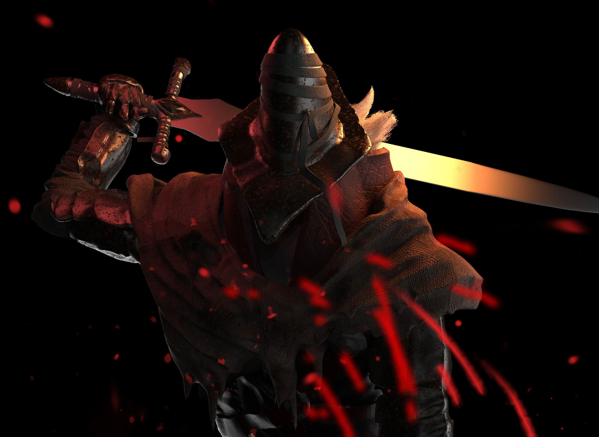 ArtStation - Abyss Watchers in Dark Souls III, Storm Ruler