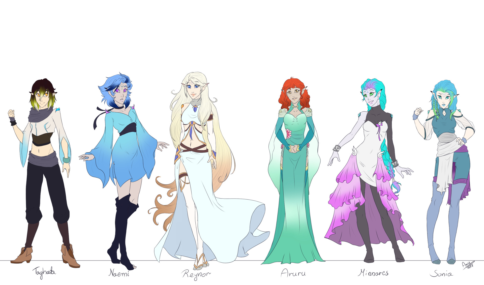 ArtStation - Height chart: Steleari