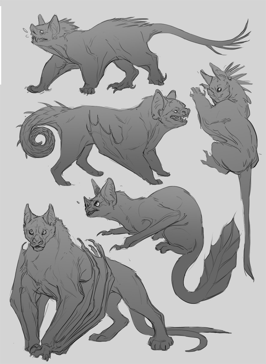 ArtStation - Creatures sketches