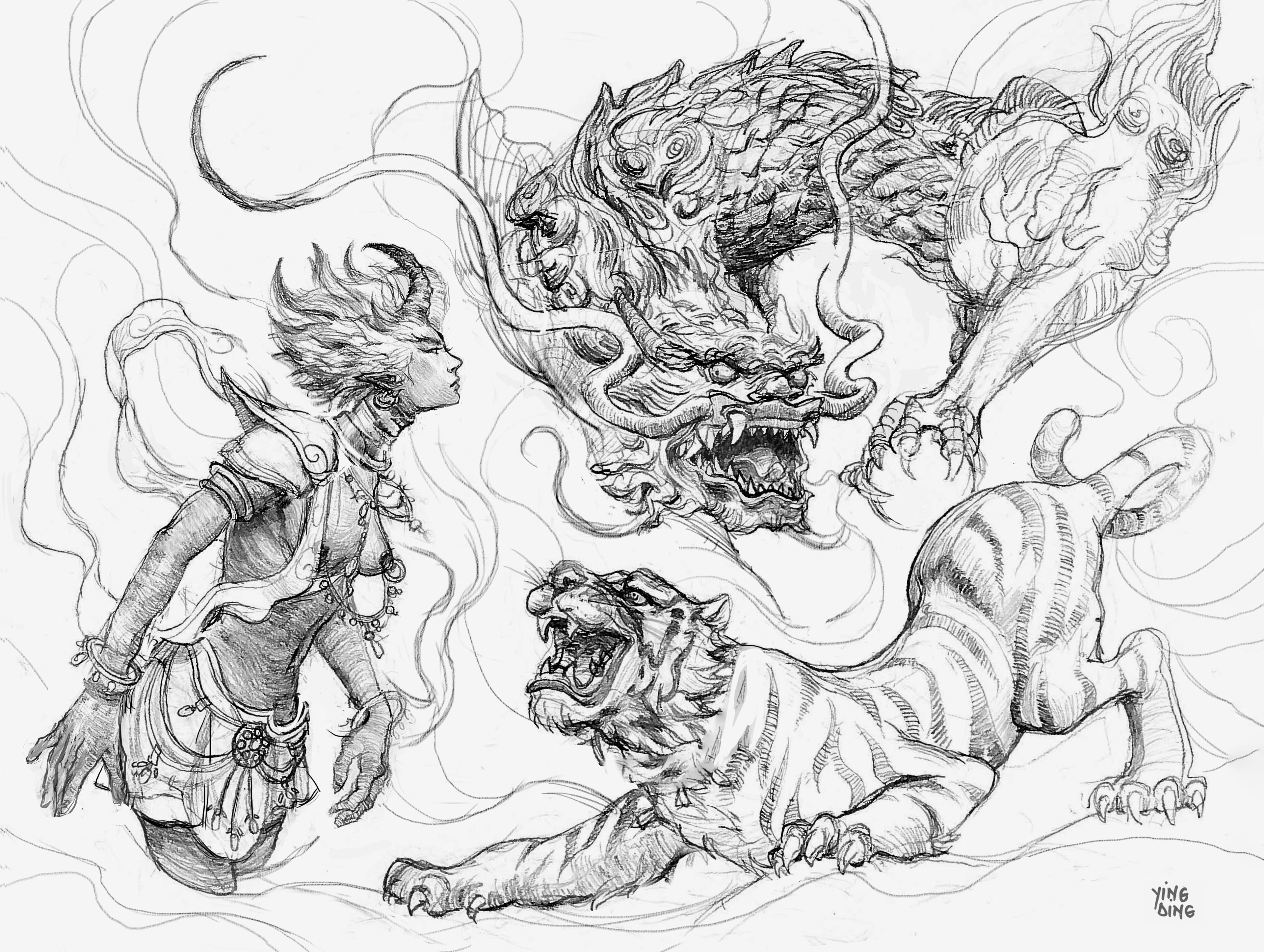 Ying Ding - Sketches
