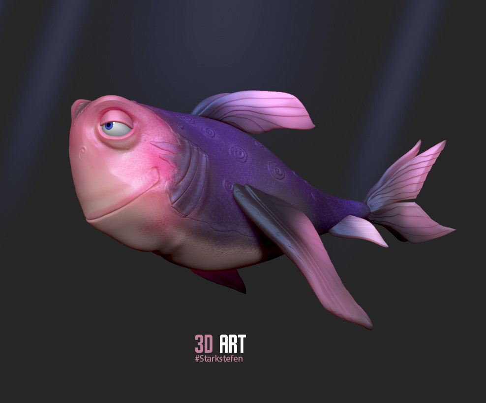 ArtStation - 3D fish art