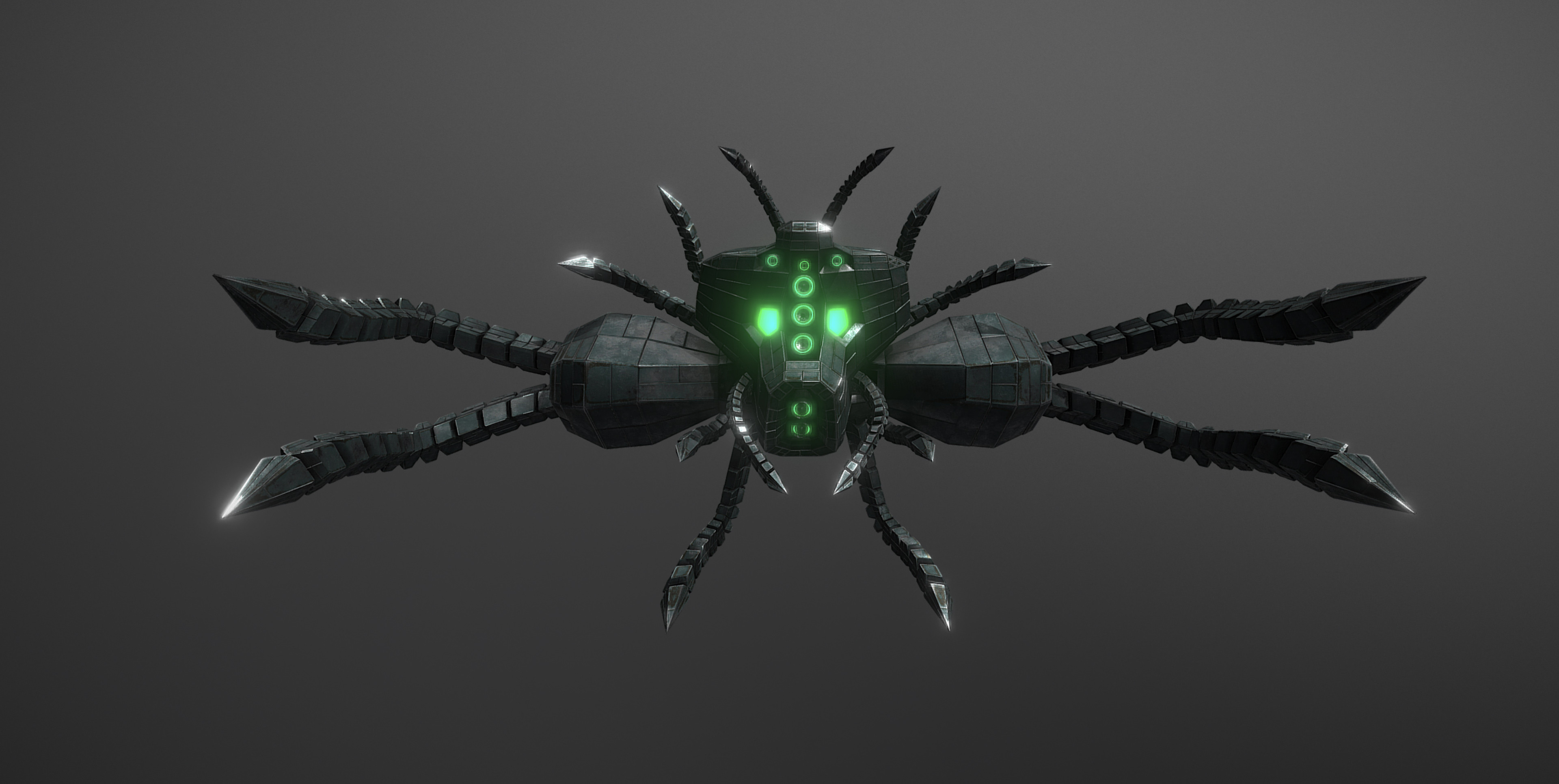 Shaun Williams - Alien Destroyer Spacecraft