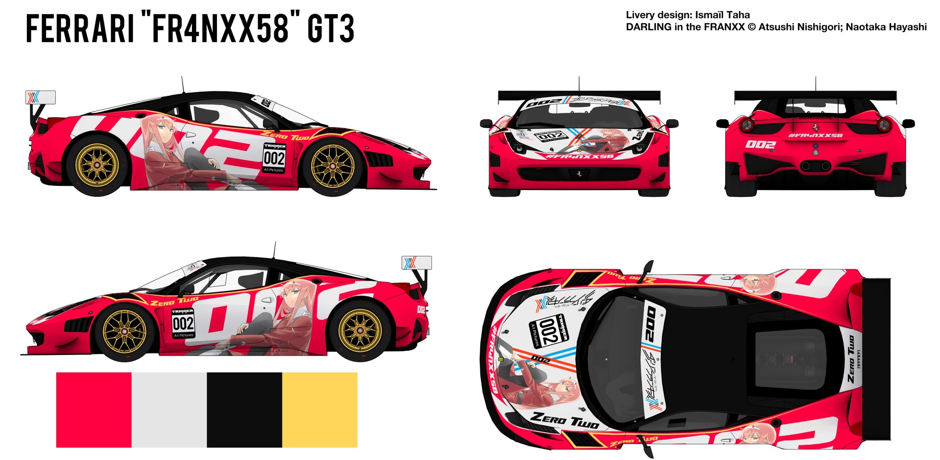 ArtStation - Ferrari FR4NXX58 GT3