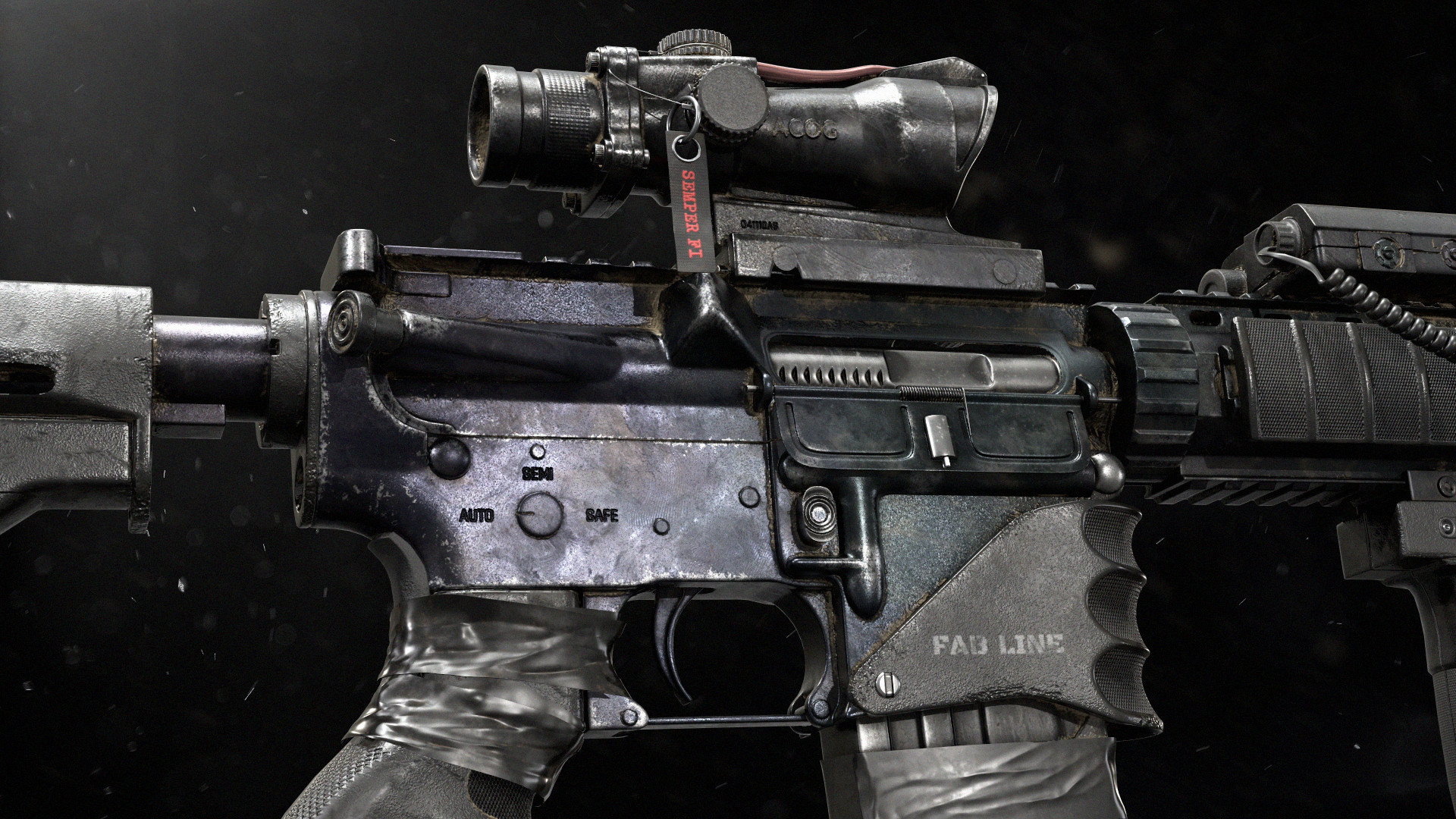 Airam Hernández - M4 Assault Rifle - Fully Customized