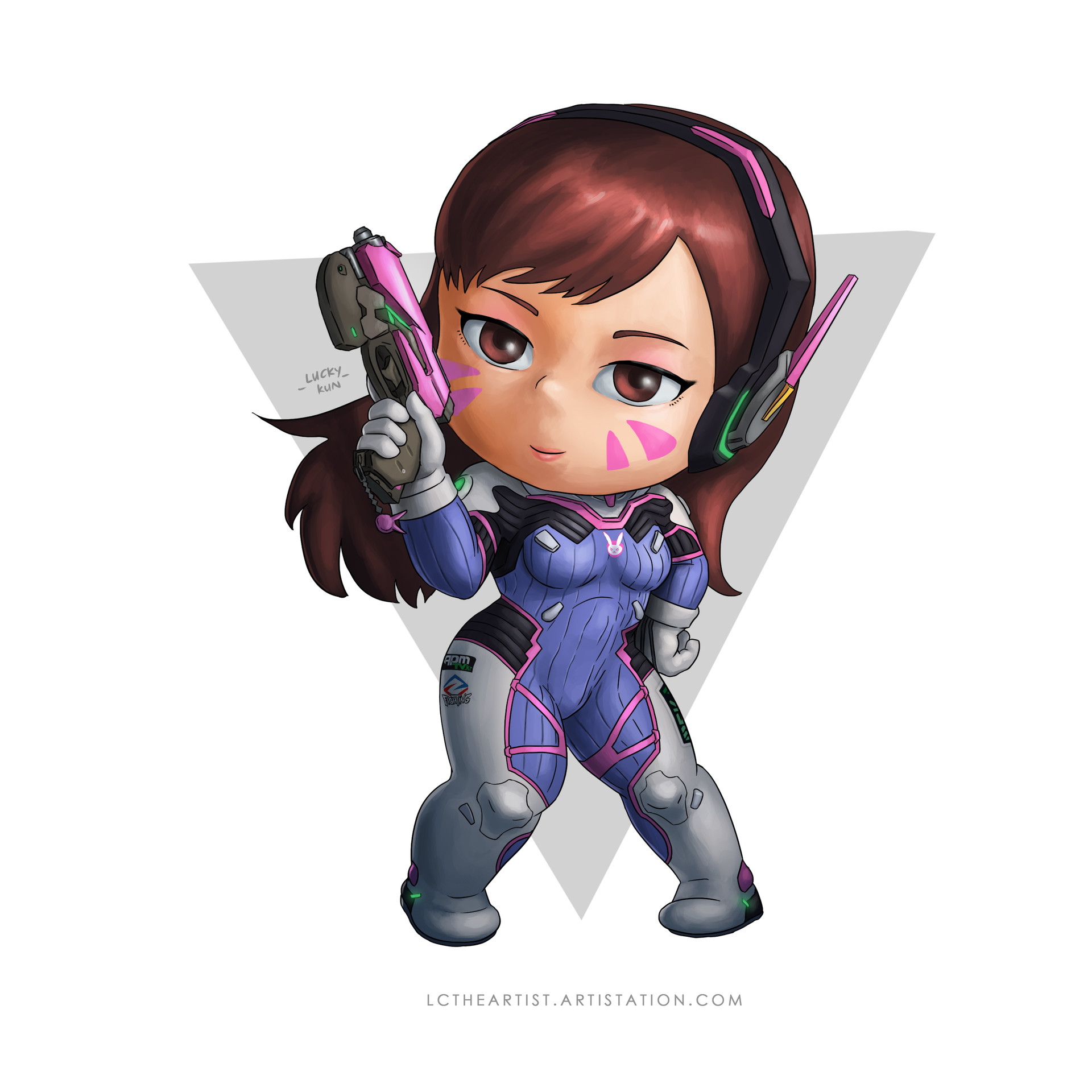 ArtStation - D.Va Chibi