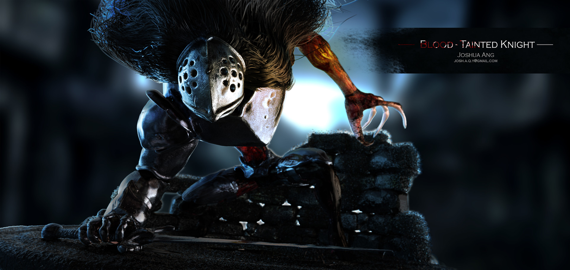 ArtStation - Blood Tainted Knight