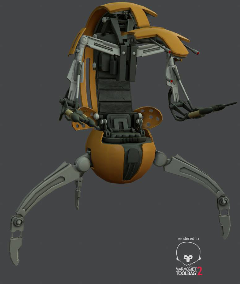 ArtStation - Star Wars droid