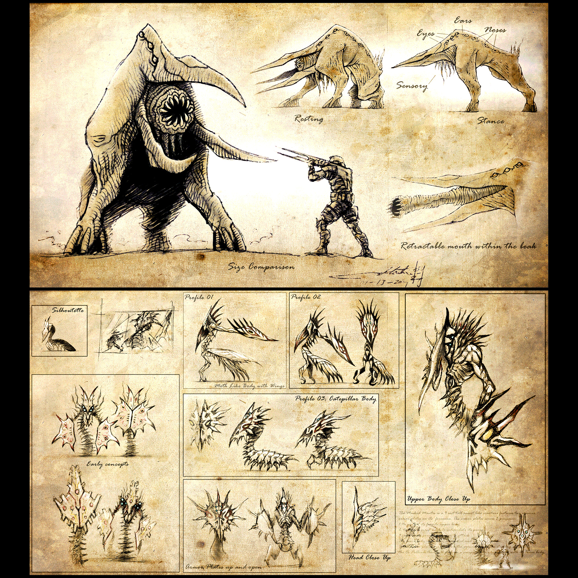 ArtStation - Xeno Hunter - Creature Concepts