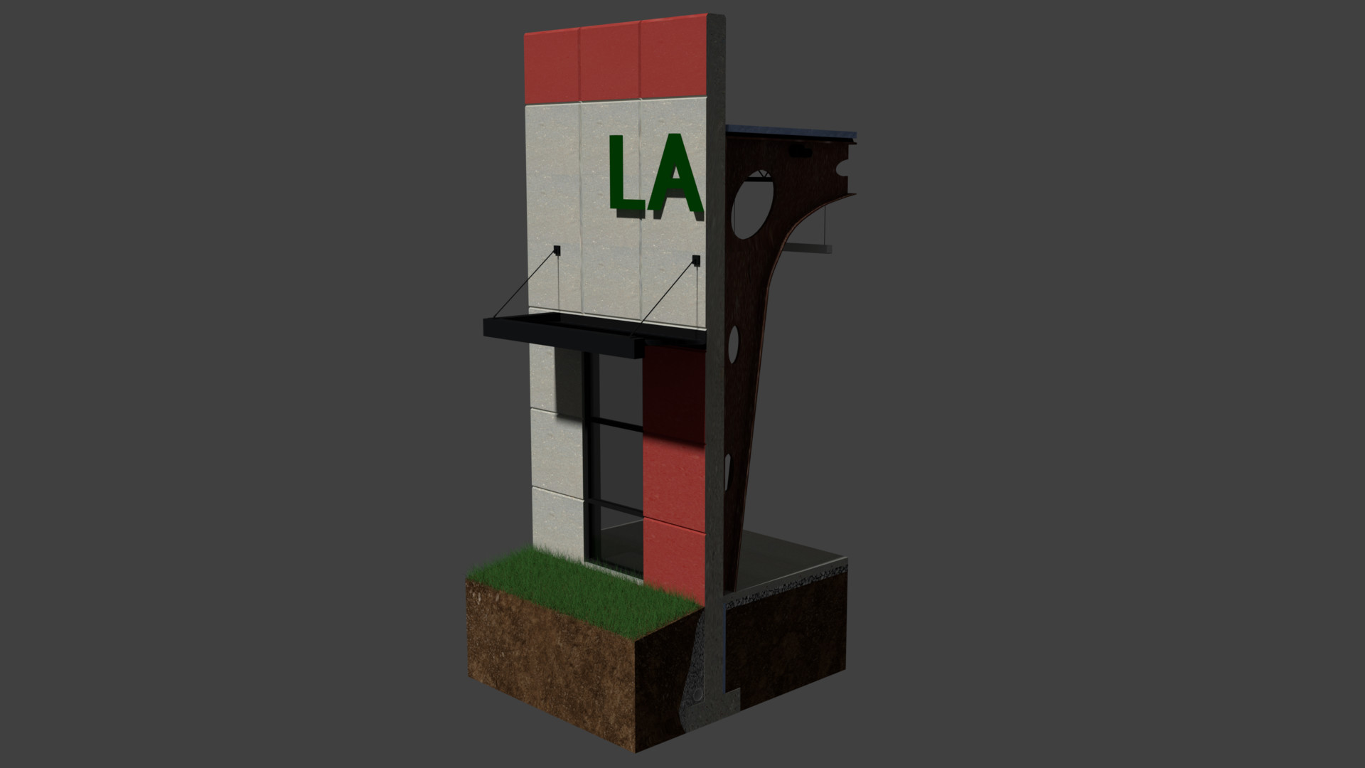 ArtStation - Warehouse Wall Section