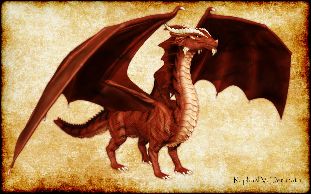 ArtStation - Red Dragon - Dungeons and Dragons