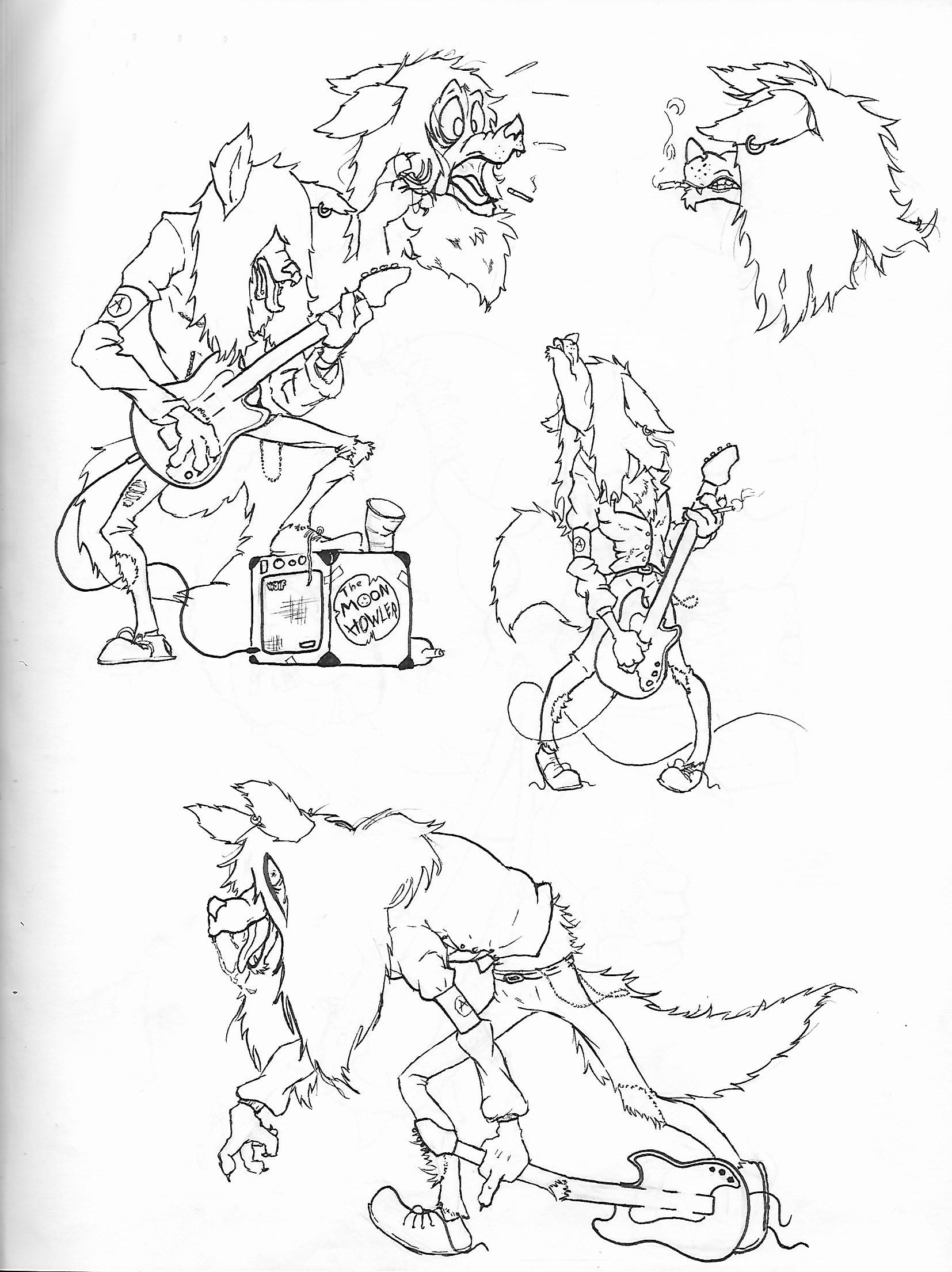 ArtStation - Punk wolf