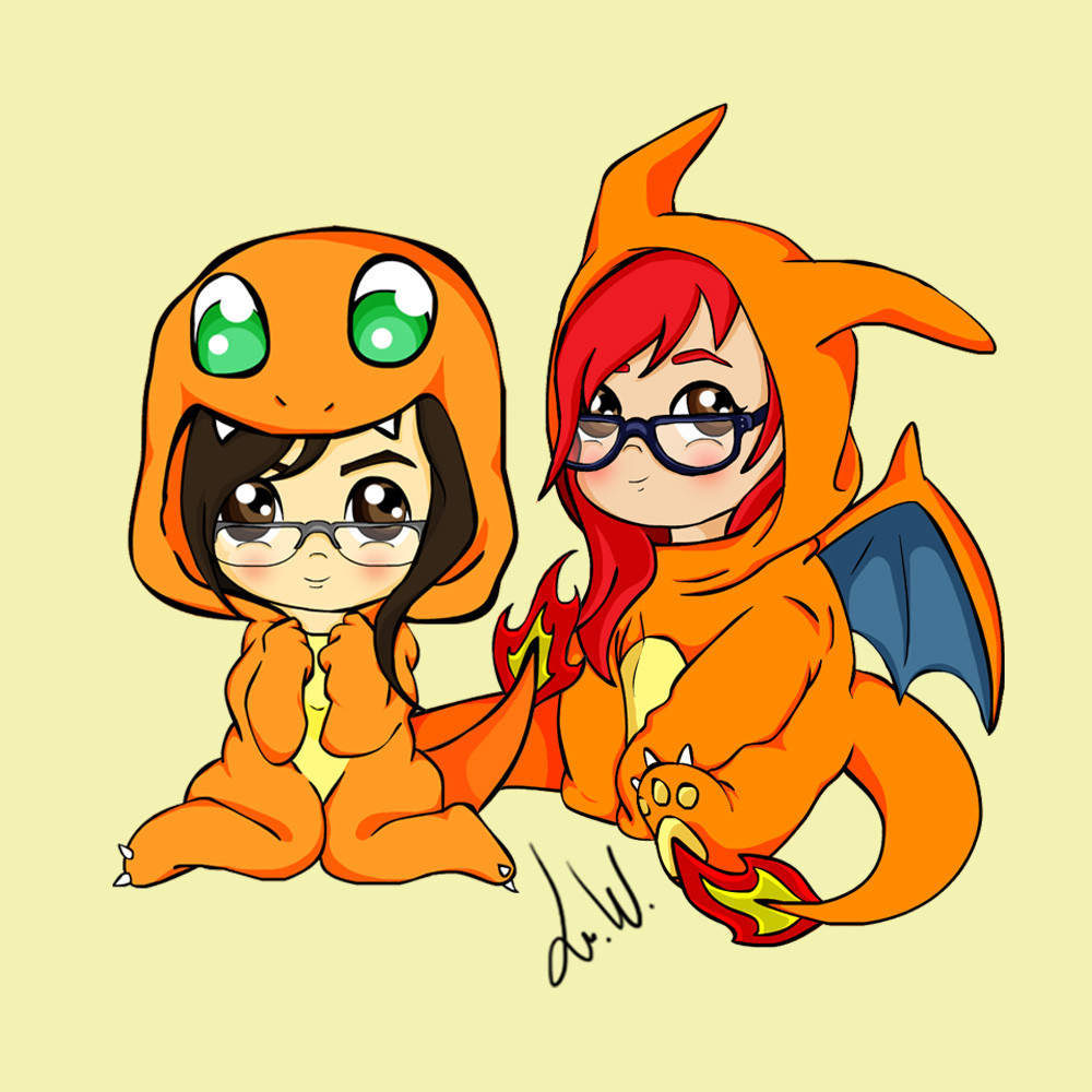 how to draw chibi charmander