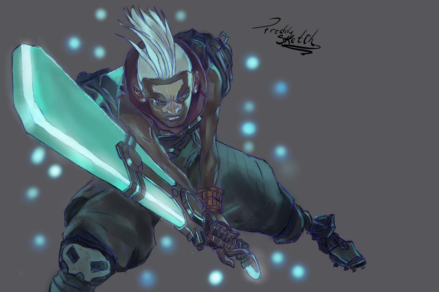 ArtStation - Ekko from league of legends