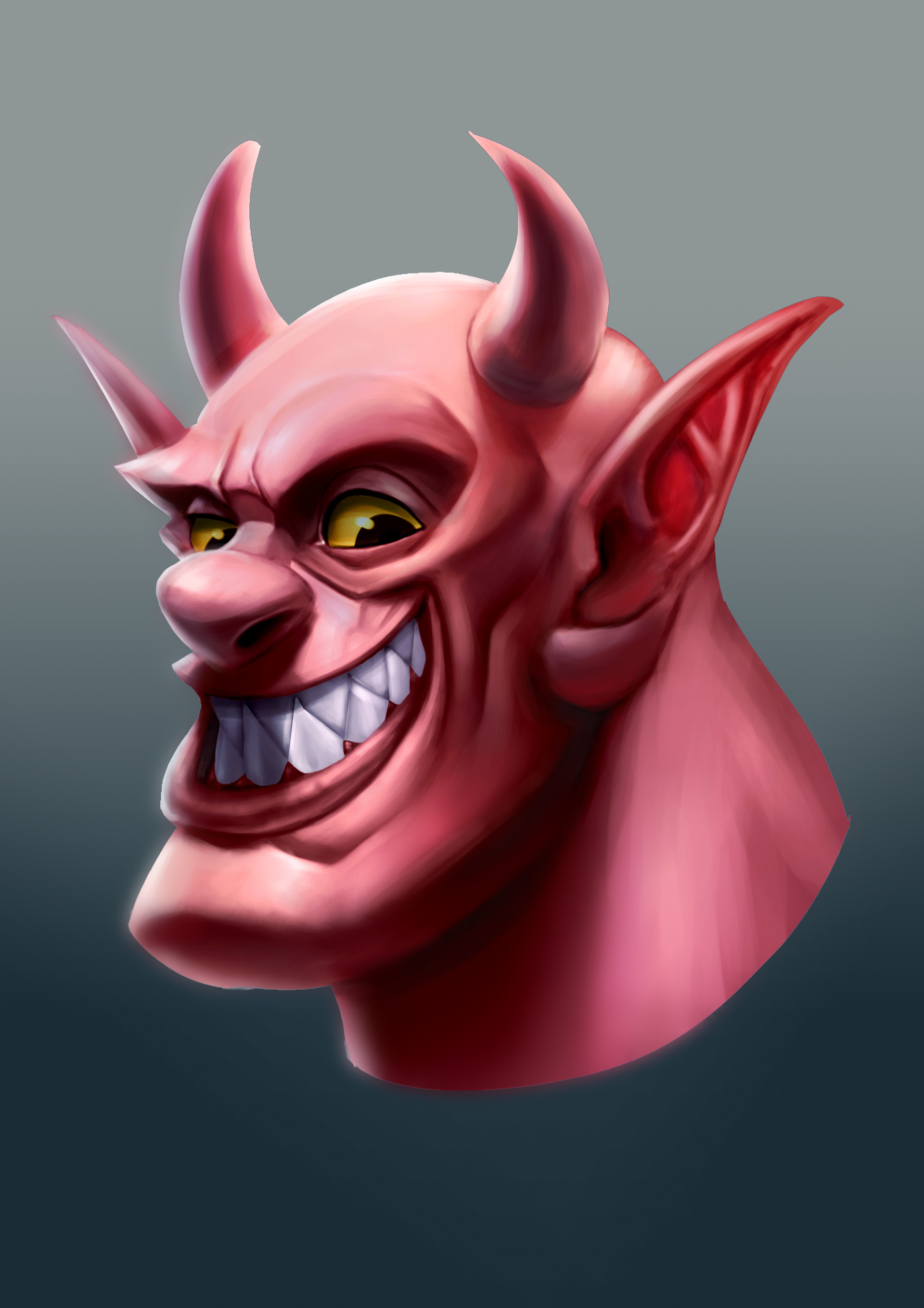 ArtStation - Happy Demon