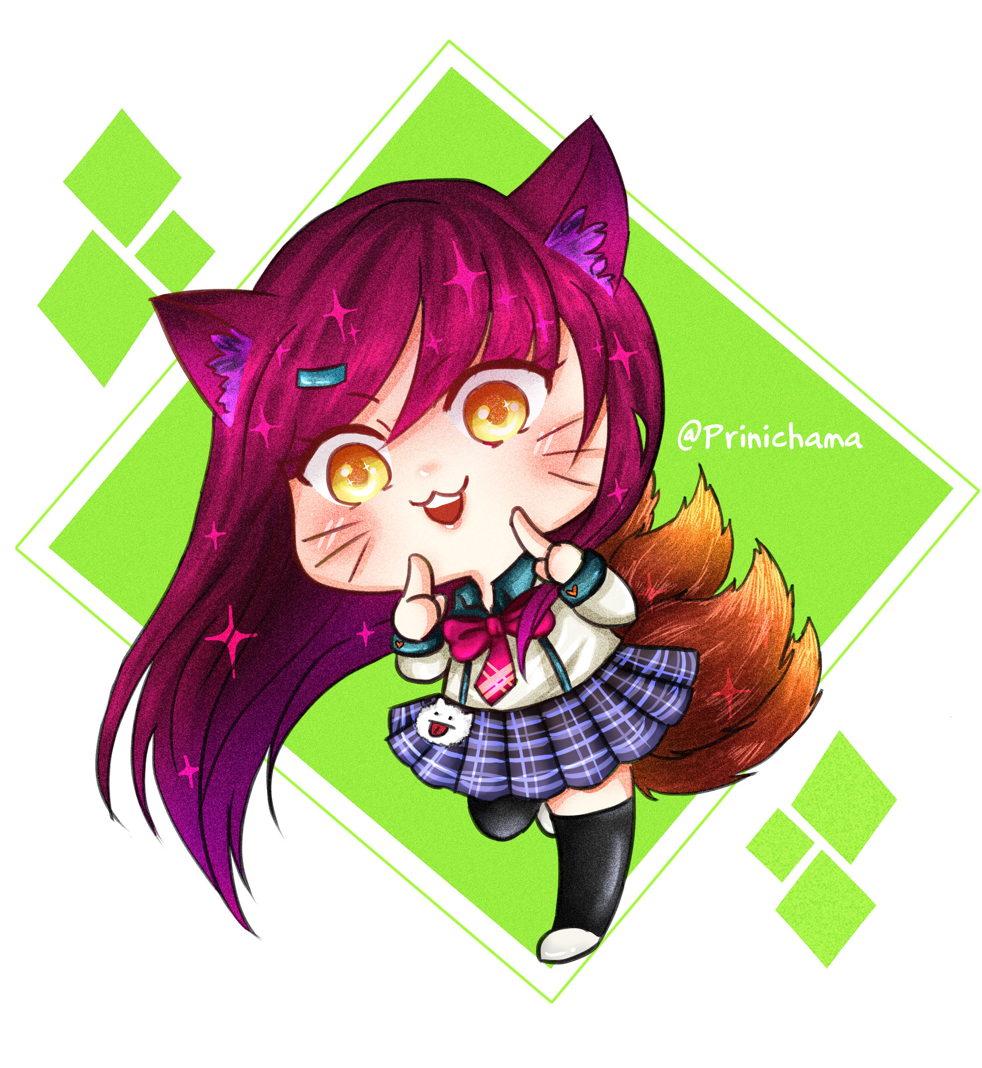 ArtStation - Ahri Chibi