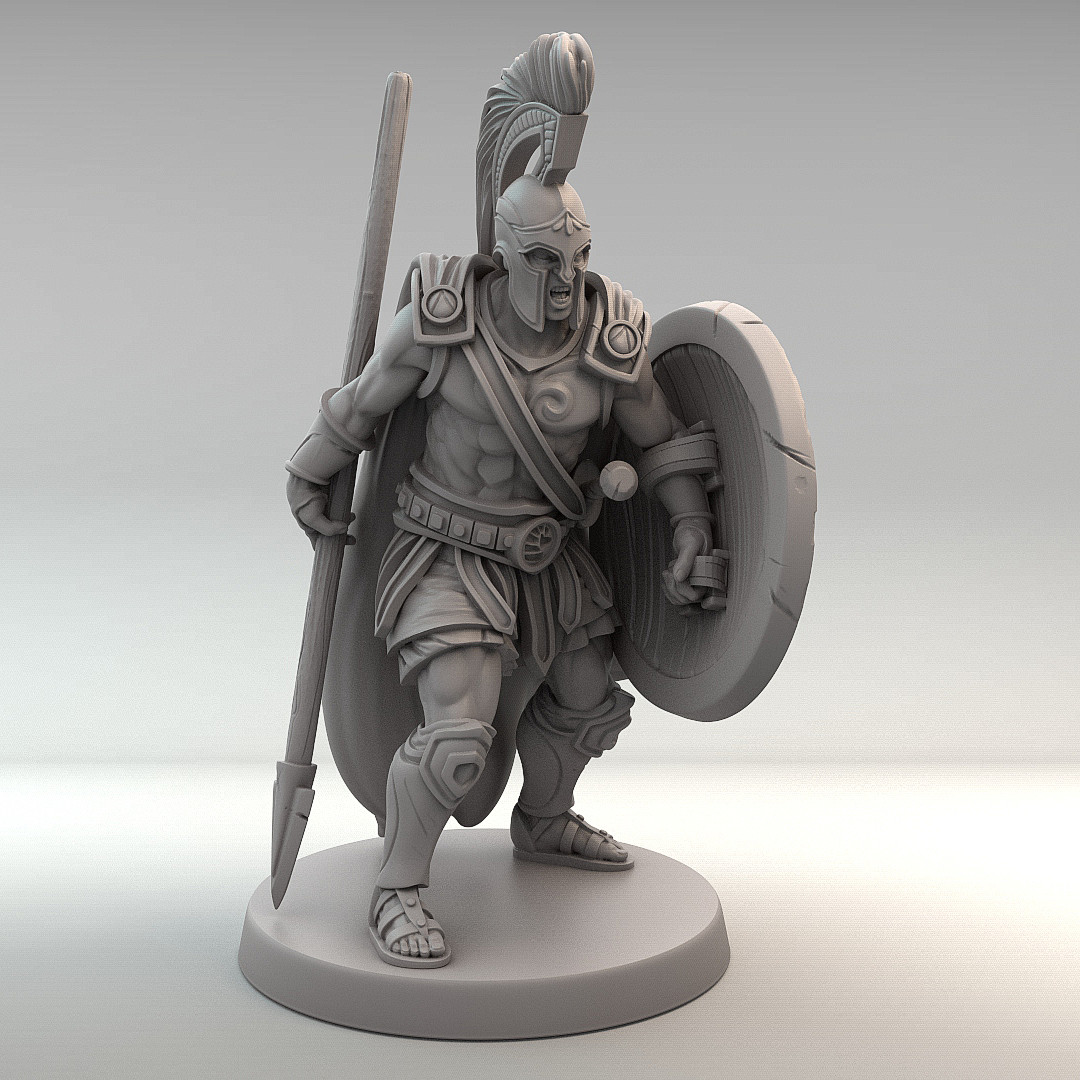 ArtStation - Hoplite (miniature)