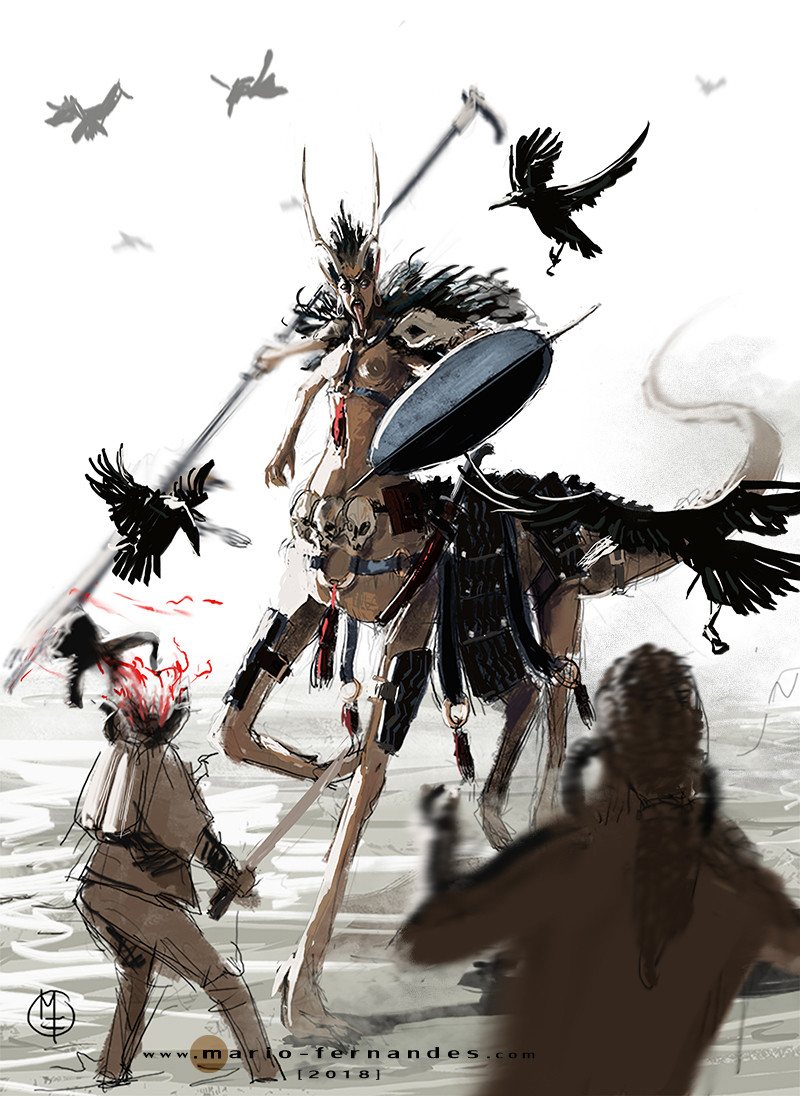 ArtStation - Horseman of the post apocalypse - Death