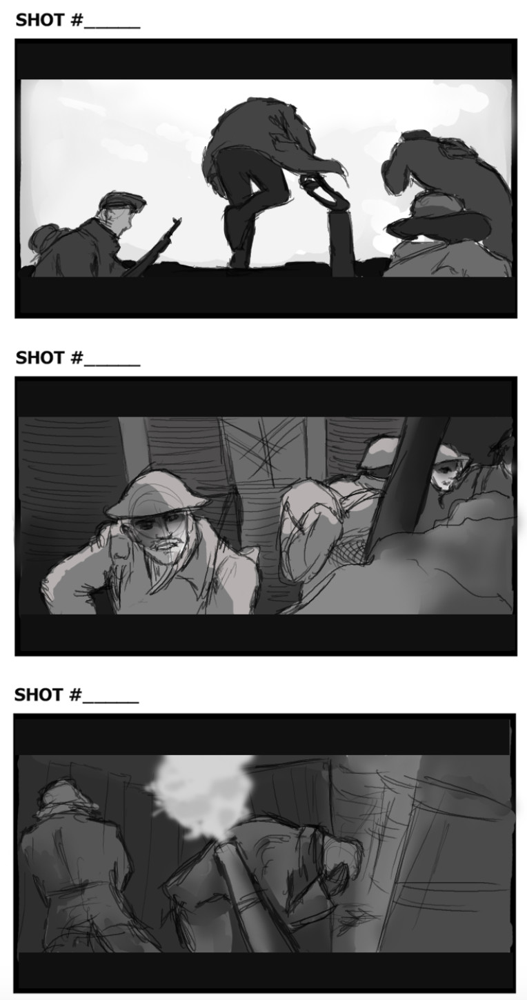 Erica Wilks - Wonder Woman Storyboards