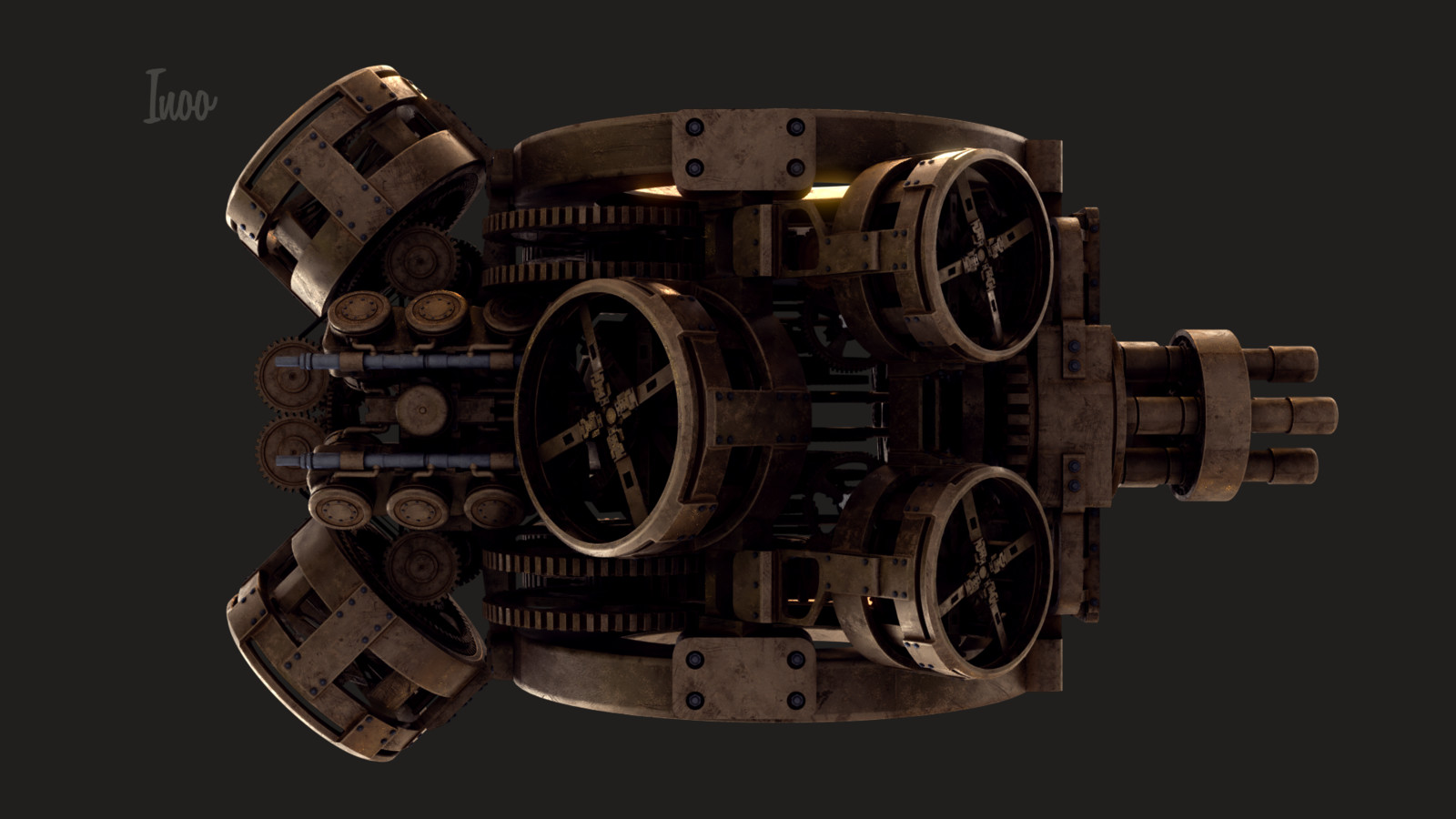 Ihsaan Ahmed (Inoo) - Steampunk Floating Cannon