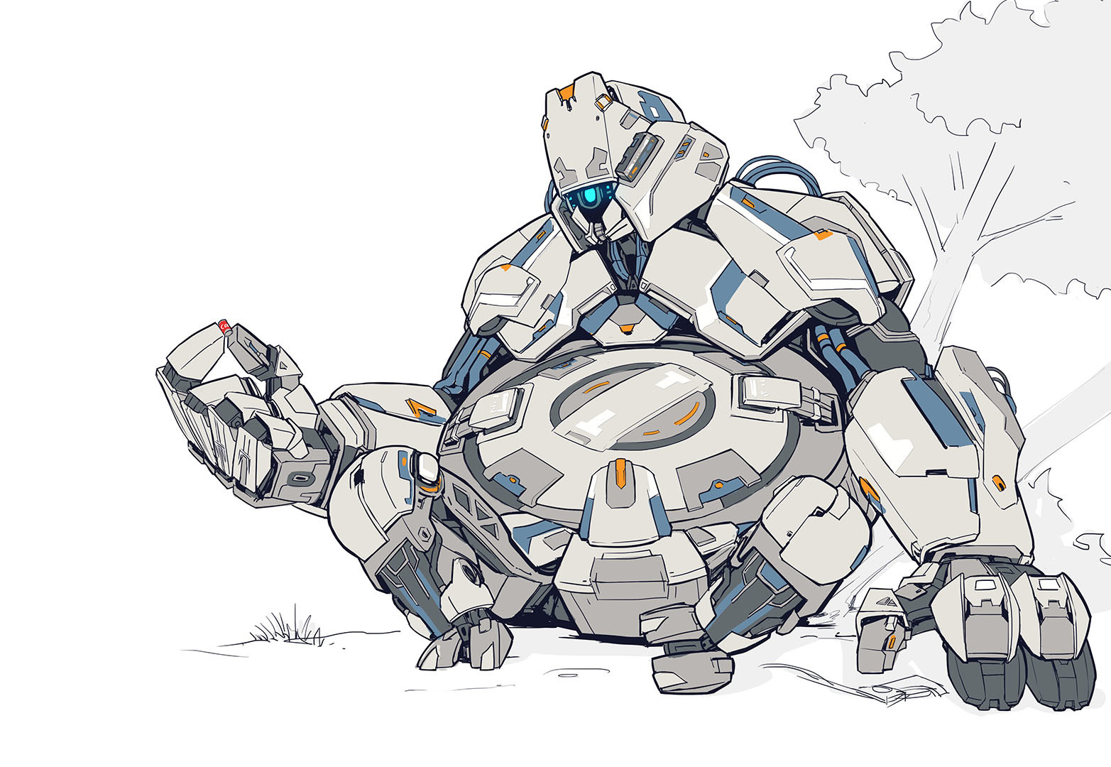 ArtStation - Horizon Zero Dawn fan art - Gorilla, wenbo cui