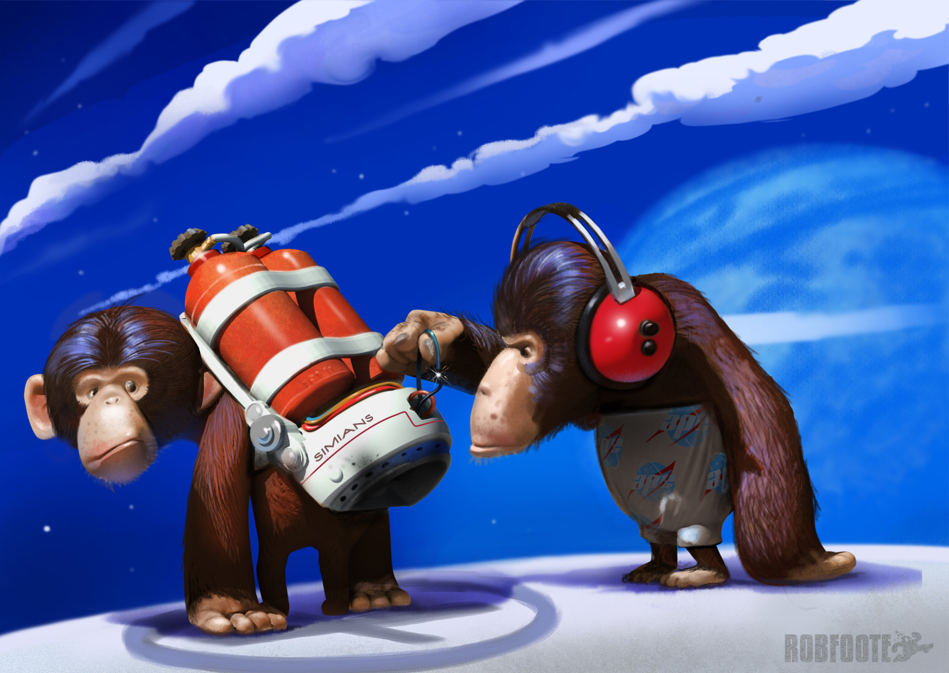 ArtStation - Space monkeys