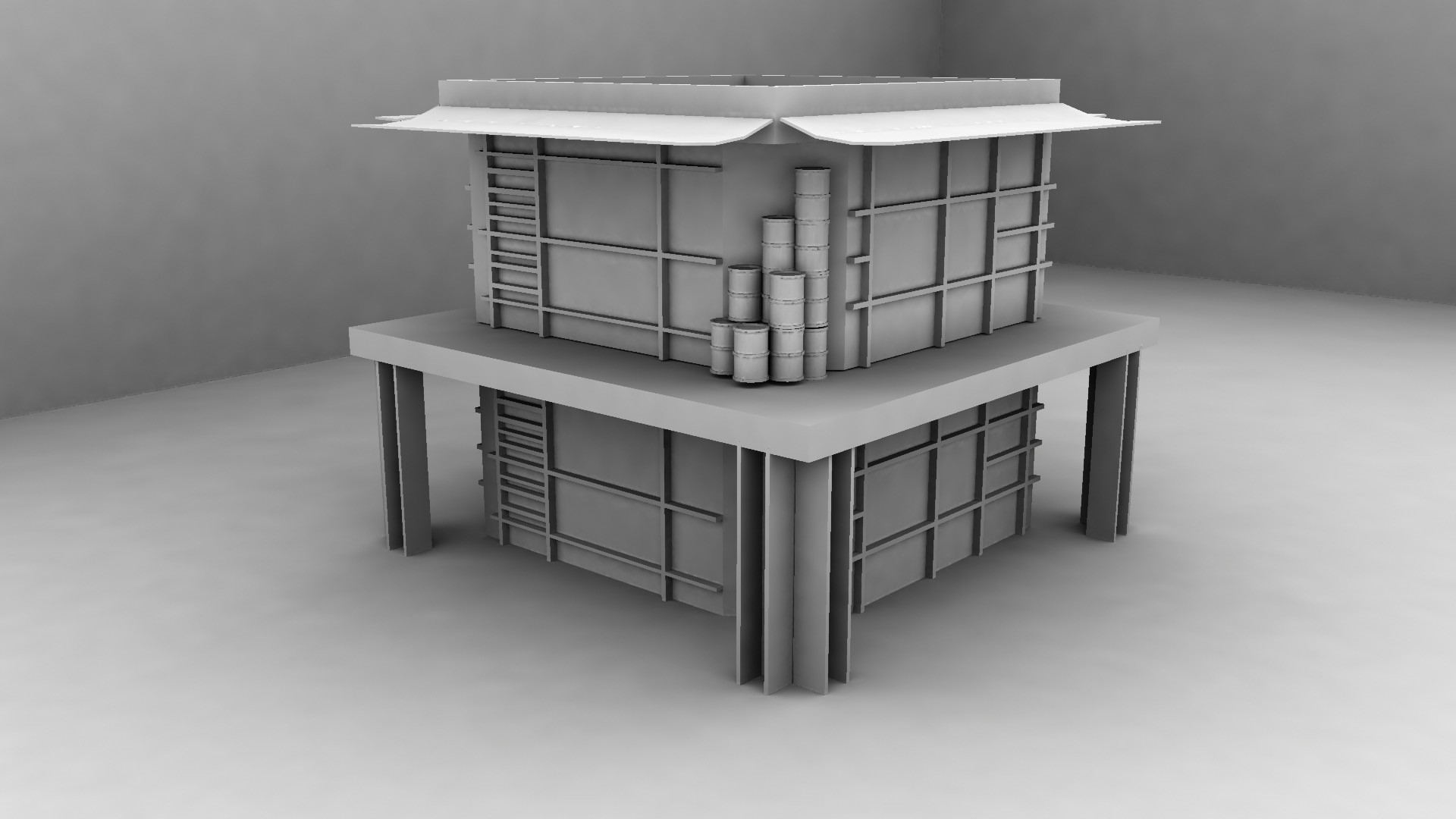 Jack Welsh - Japanese shanty building creation
