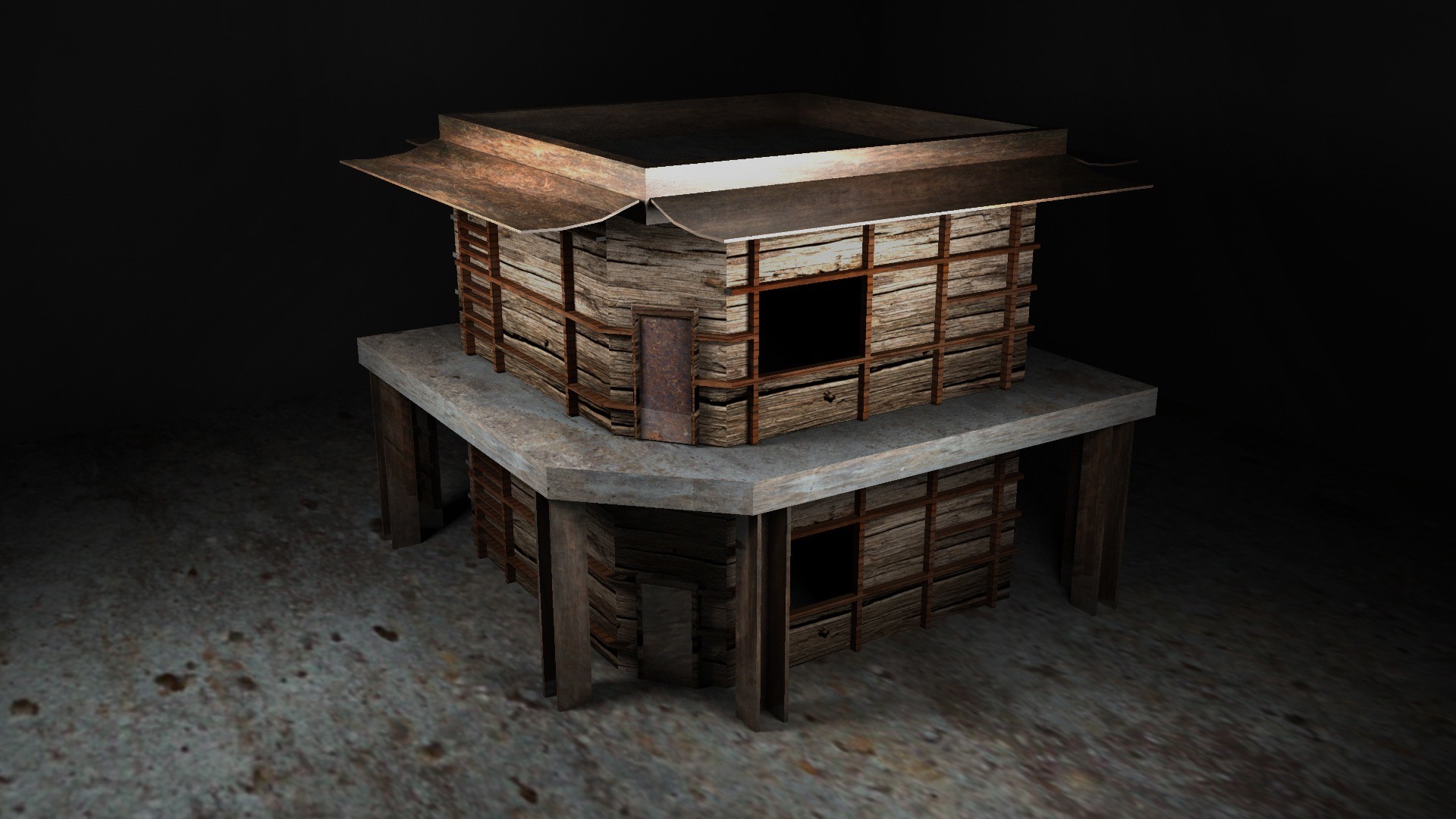 Jack Welsh - Japanese shanty building creation