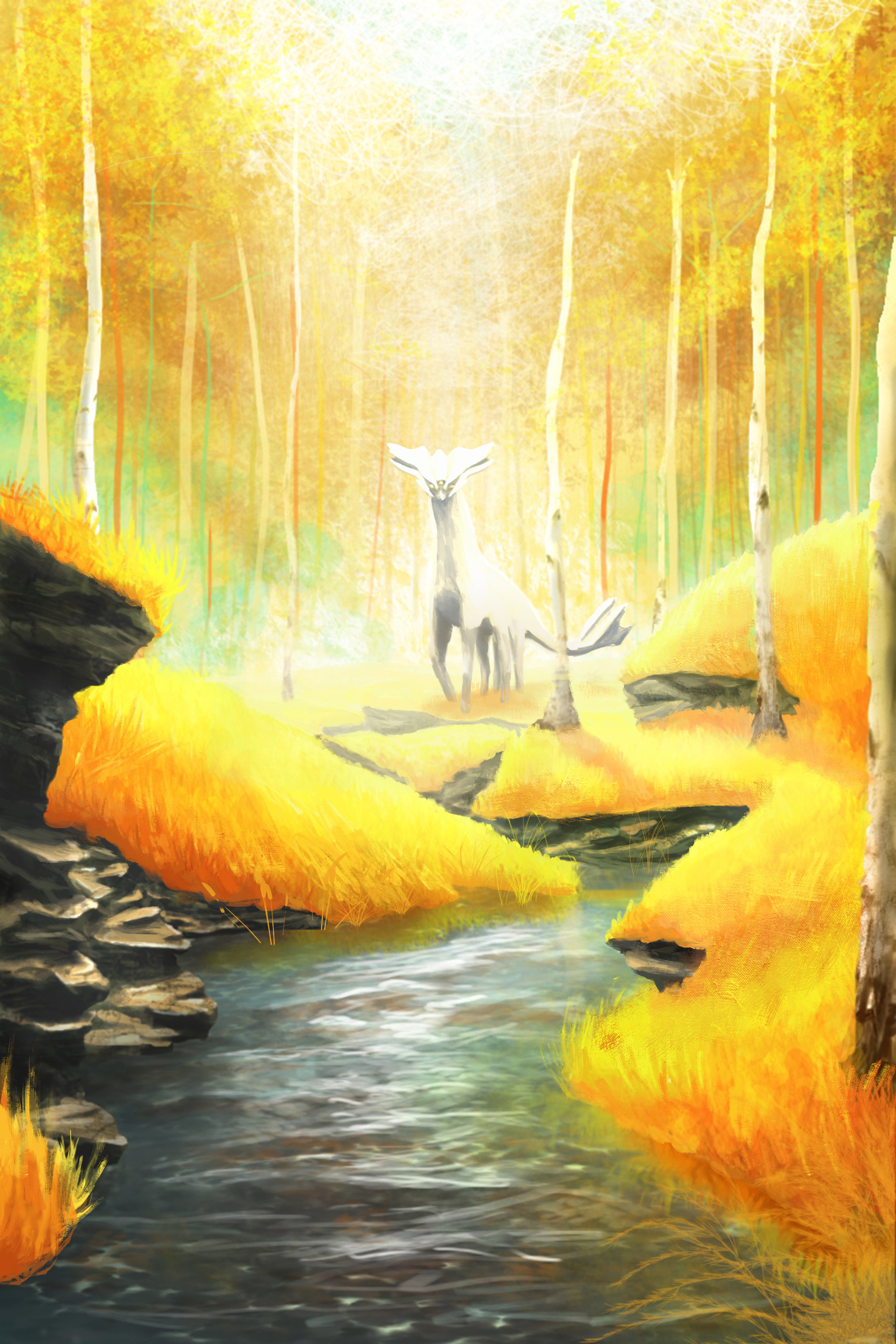 ArtStation - Fantasy Deer
