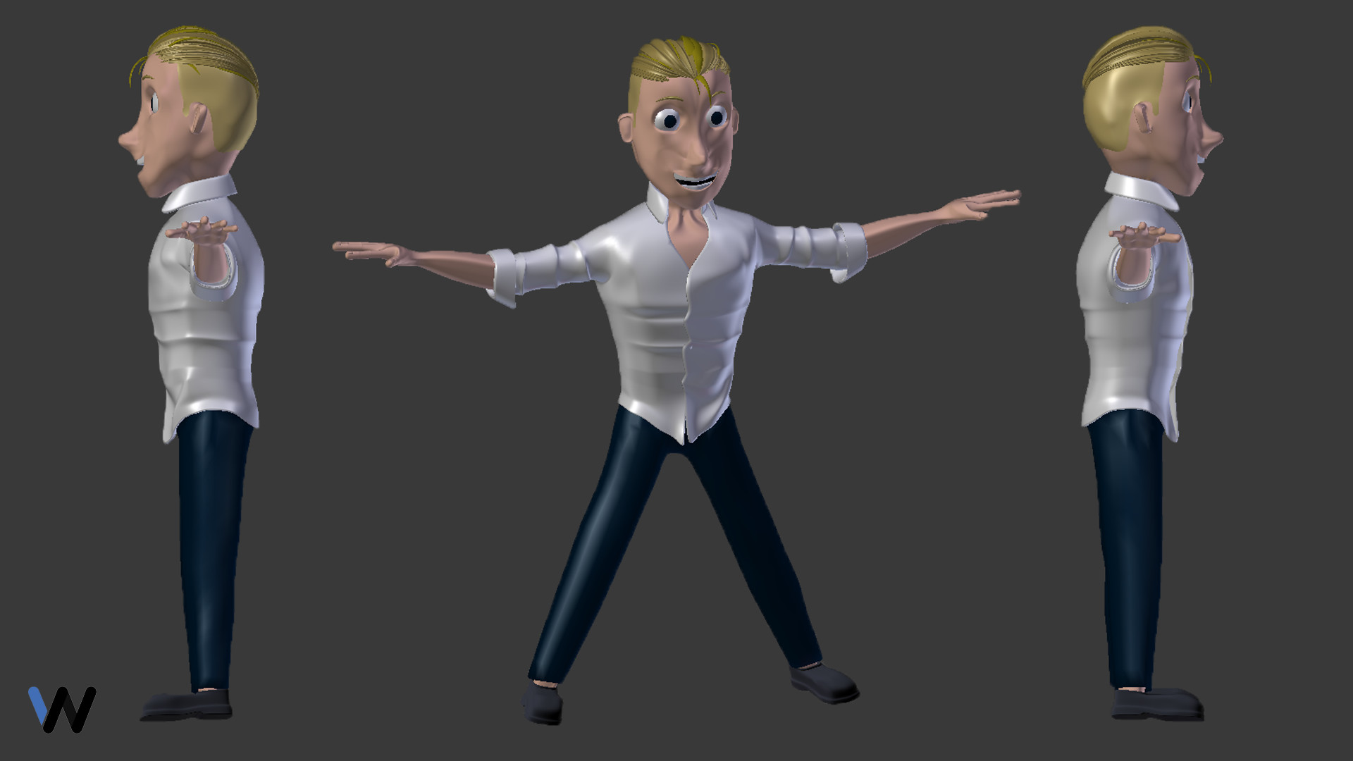 ArtStation - 1st 3D character on Blender (in 2 weeks)