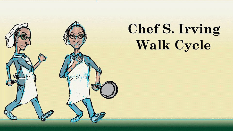 ArtStation - Chef Walk Cycle