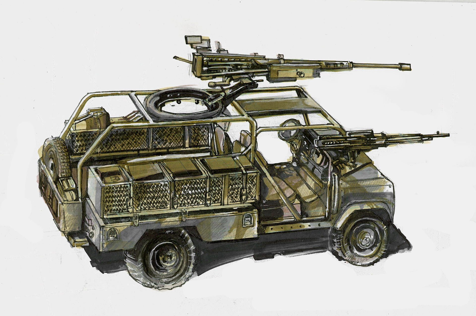 ArtStation - Military Vehicle