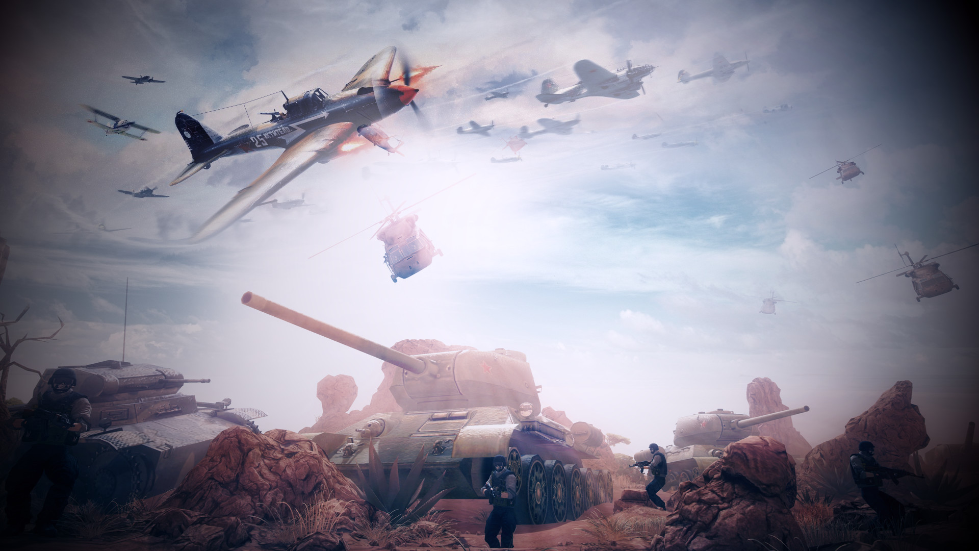 Waseem Khan 3D Modeler - Tank Battle - Gunner War Game - Screenshot ...