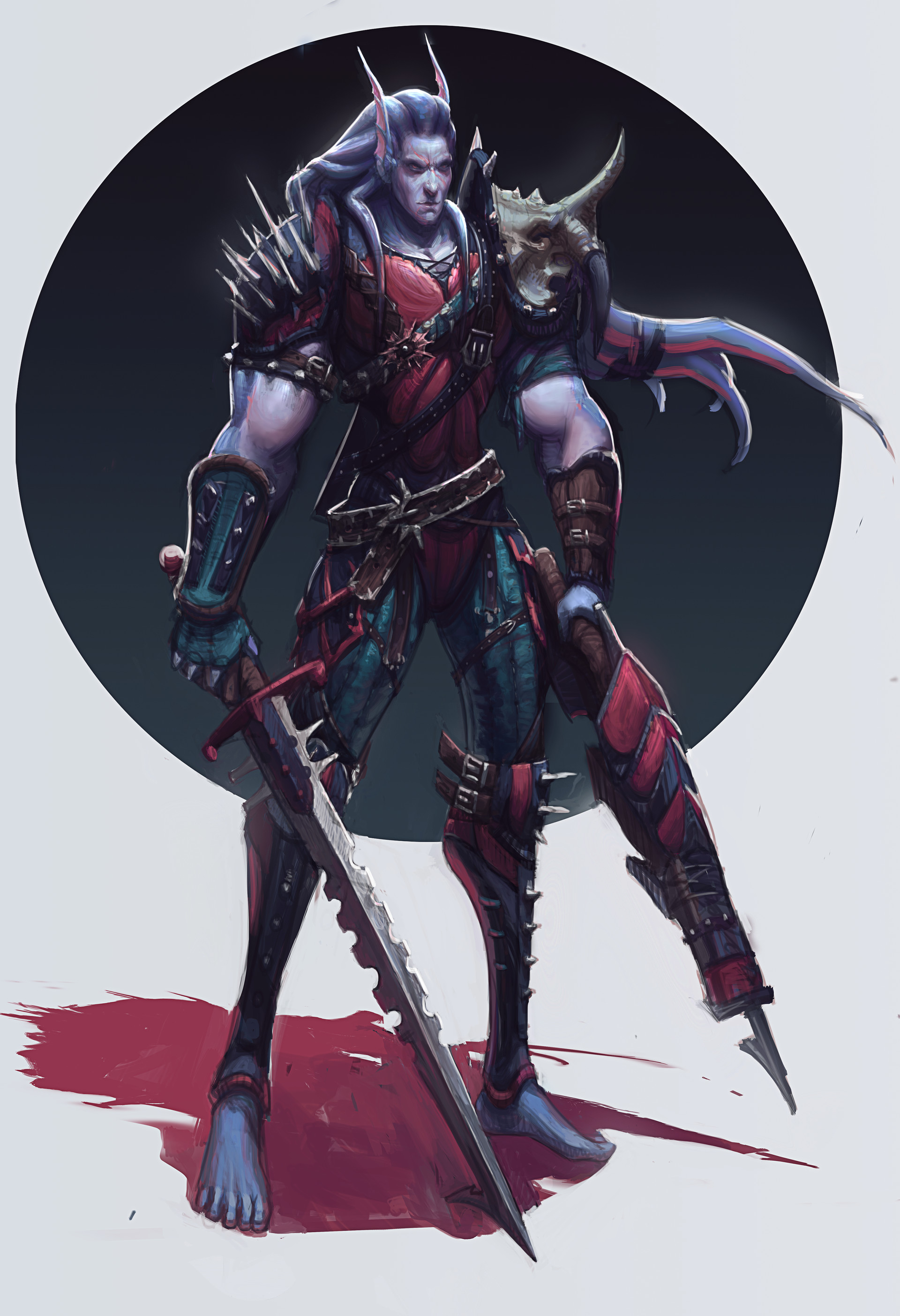 ArtStation - Merman vampire hunter