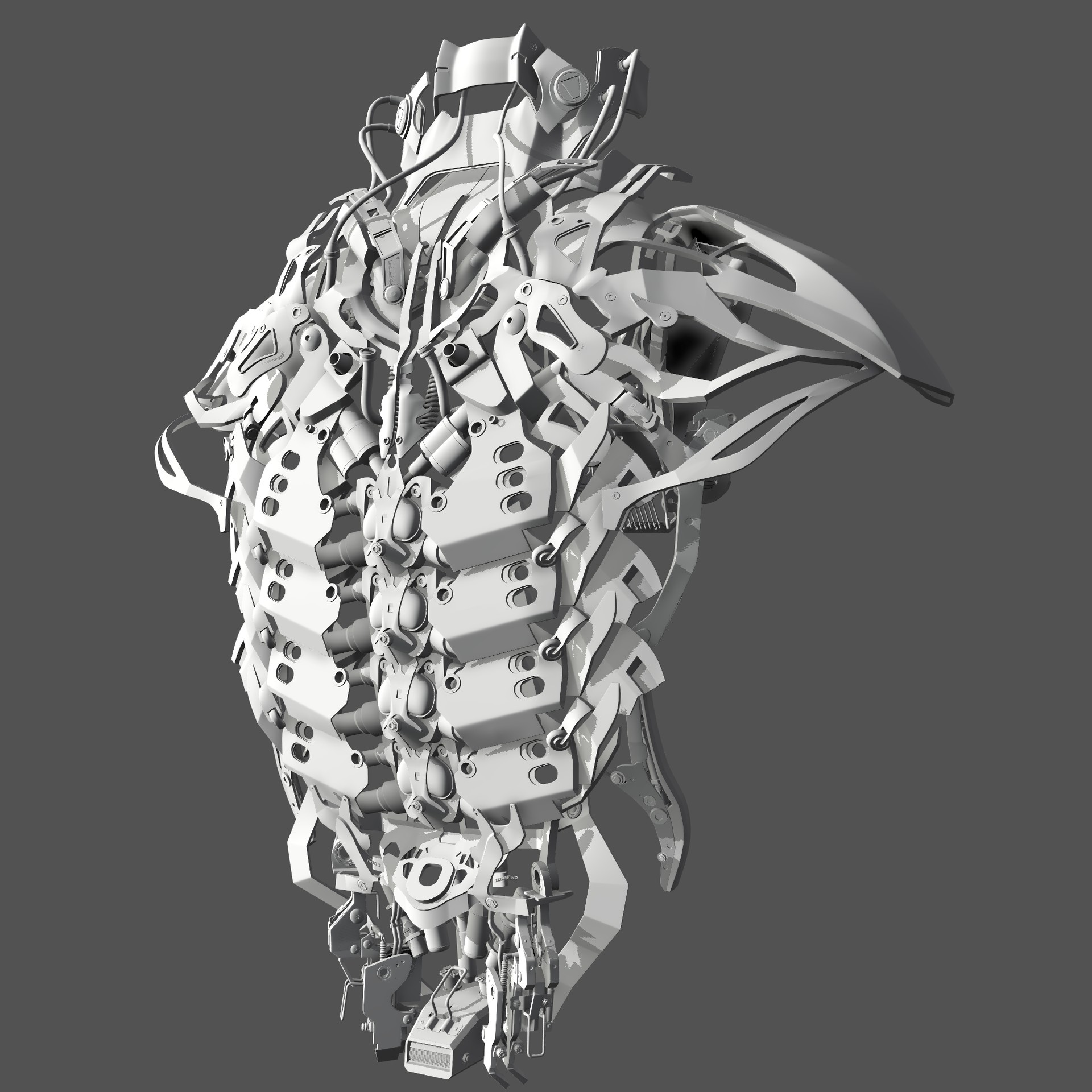 Cyril Lavanant - Mechanical Exoskeleton