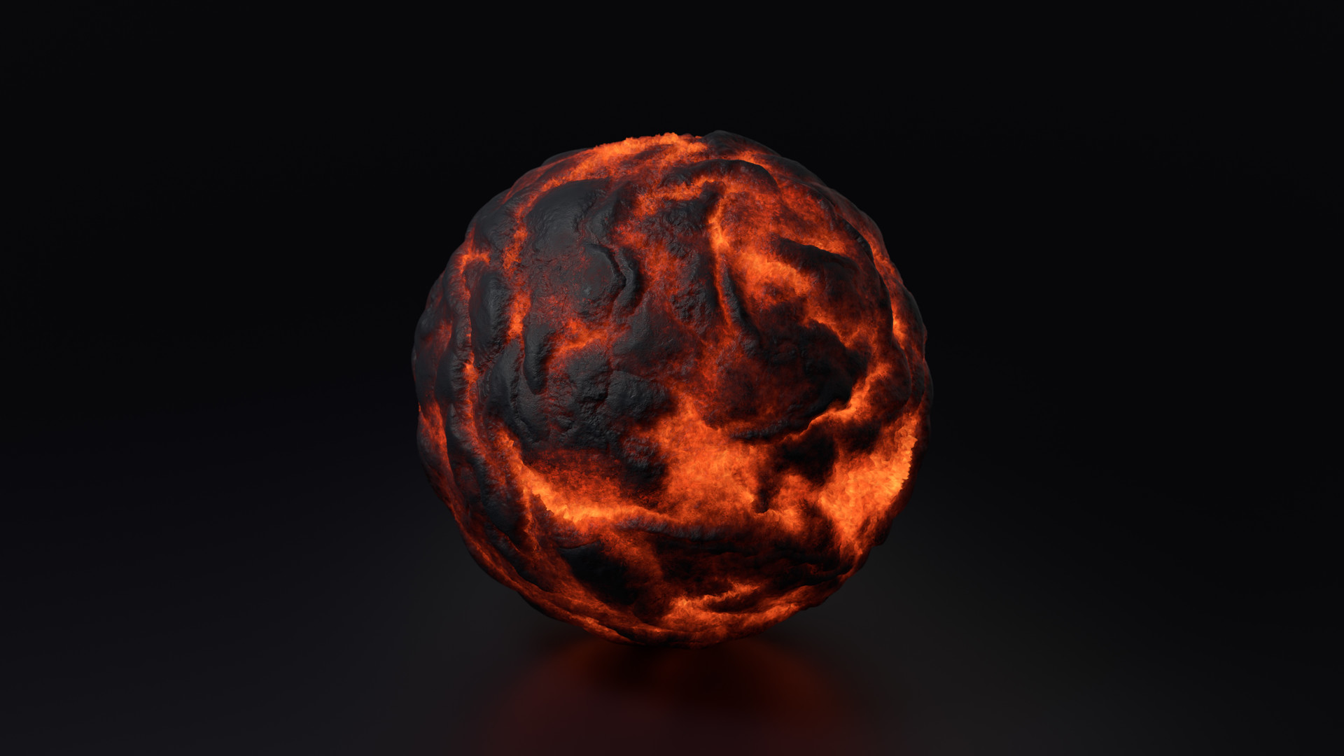 ArtStation - Procedural lava shader
