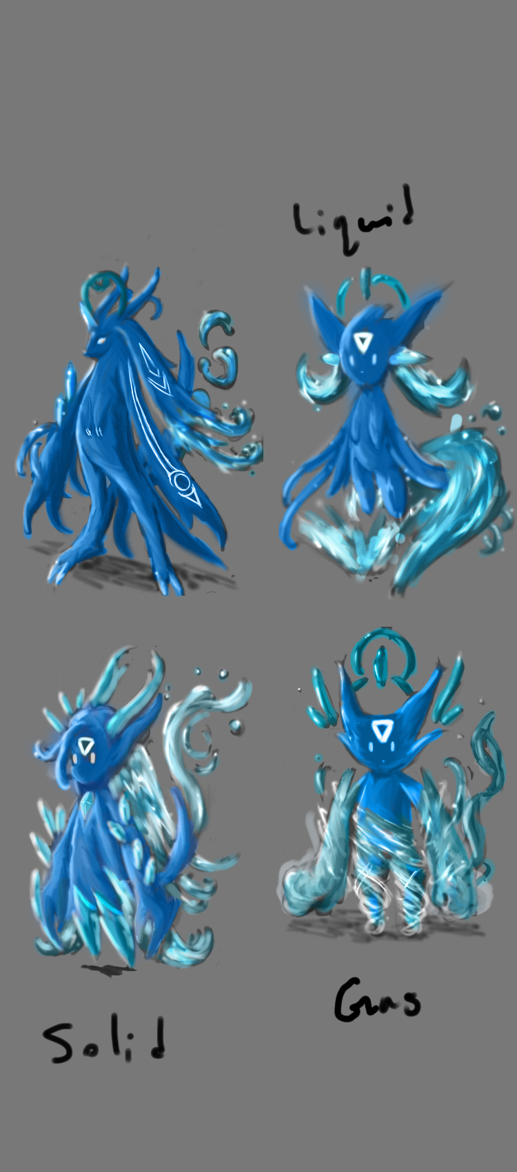 ArtStation - Aqua Homunculus Character Phase Concept