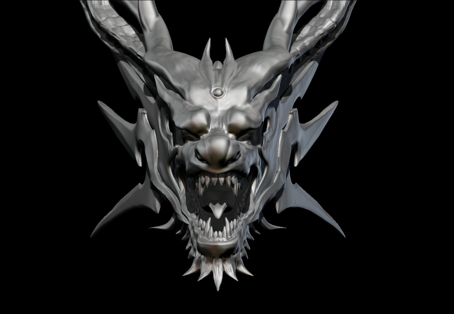 Ryan Chen - dragon head sculpture